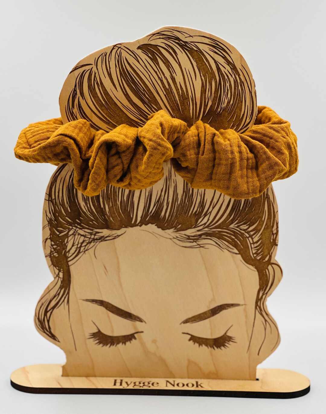 Large Scrunchie, Goldenrod Yellow, Messy Bun or Ponytail, Hair ...