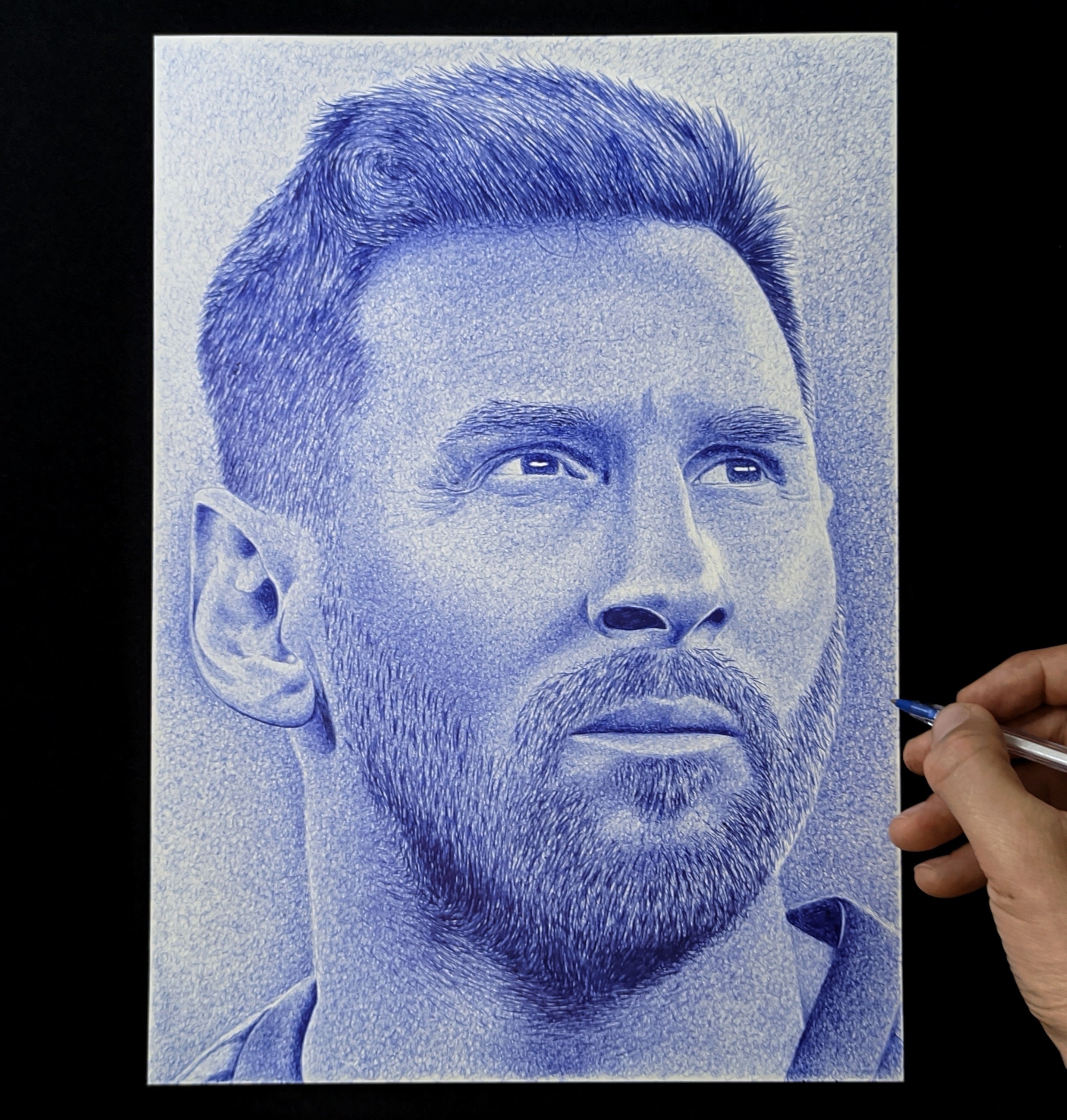 Lionel Messi Made With a Pen. - Etsy