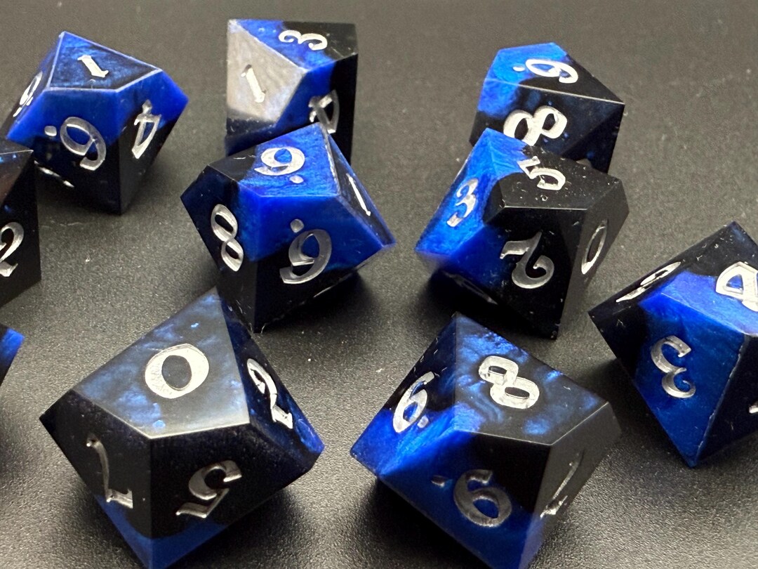 Blue Chunky 10 D10 Set - Etsy