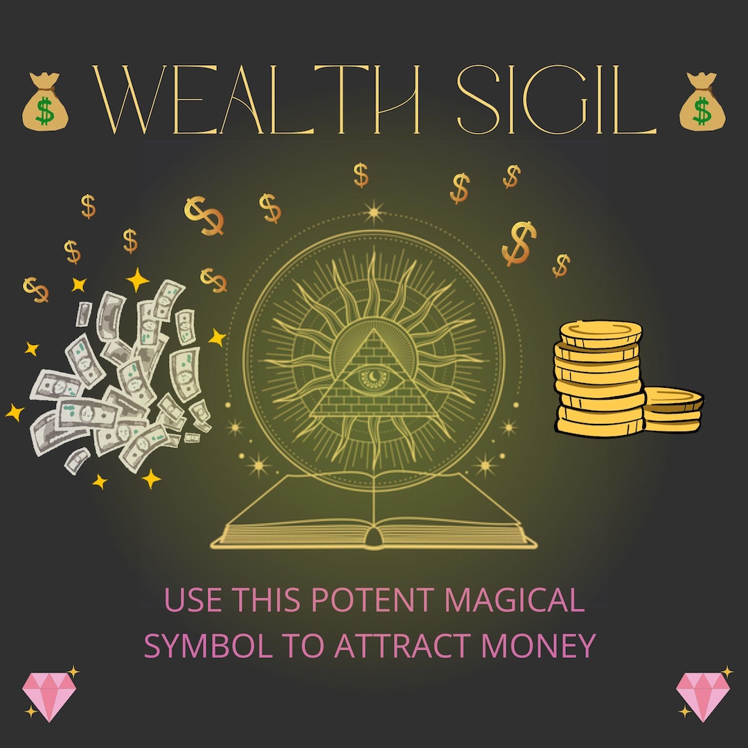 POWERFUL WEALTH SIGIL - Attract Money, Riches, Opportunities, Lump Sums ...