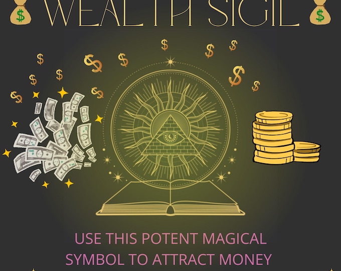 POWERFUL WEALTH SIGIL - Attract Money, Riches, Opportunities, Lump Sums ...