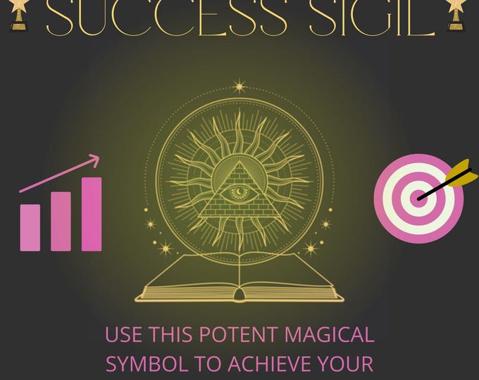 SUCCESS SIGIL - Magical Occult Symbol to Achieve Your Goals, Accomplish ...