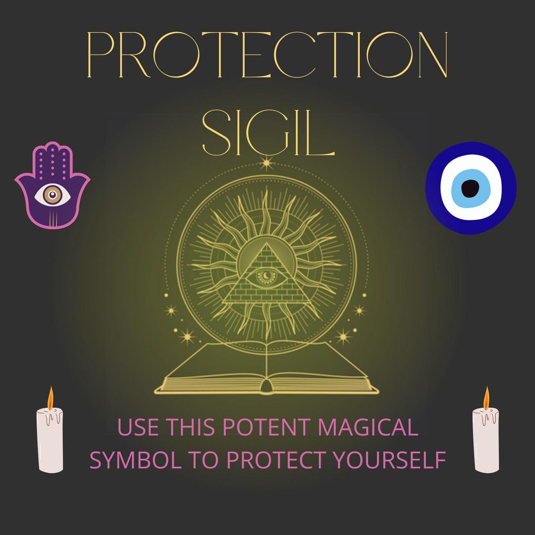 PROTECTION SIGIL - Powerful Occult Symbol for Spiritual Protection ...