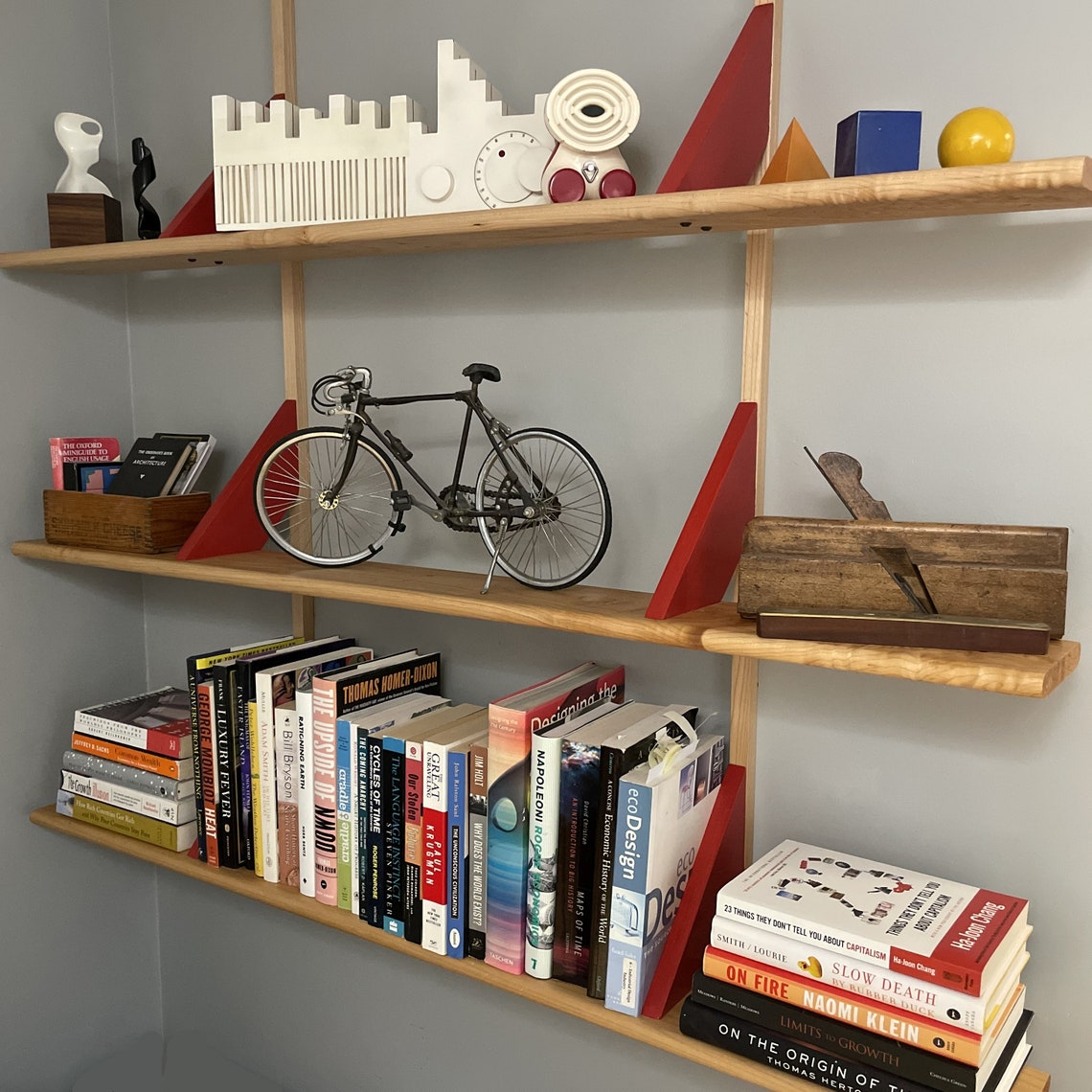 Solid Wood Shelving System - Etsy