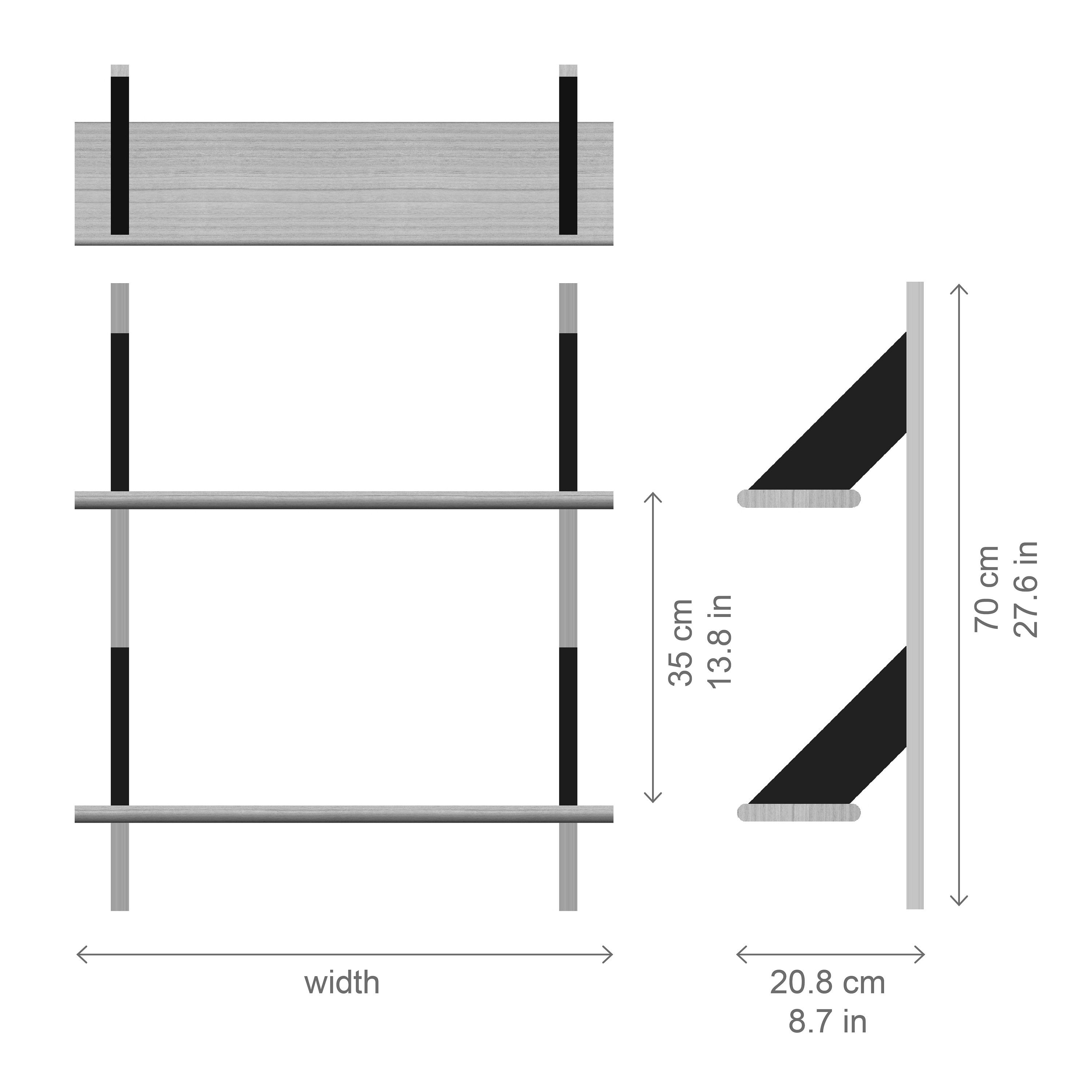 Solid Wood Shelving System - Etsy
