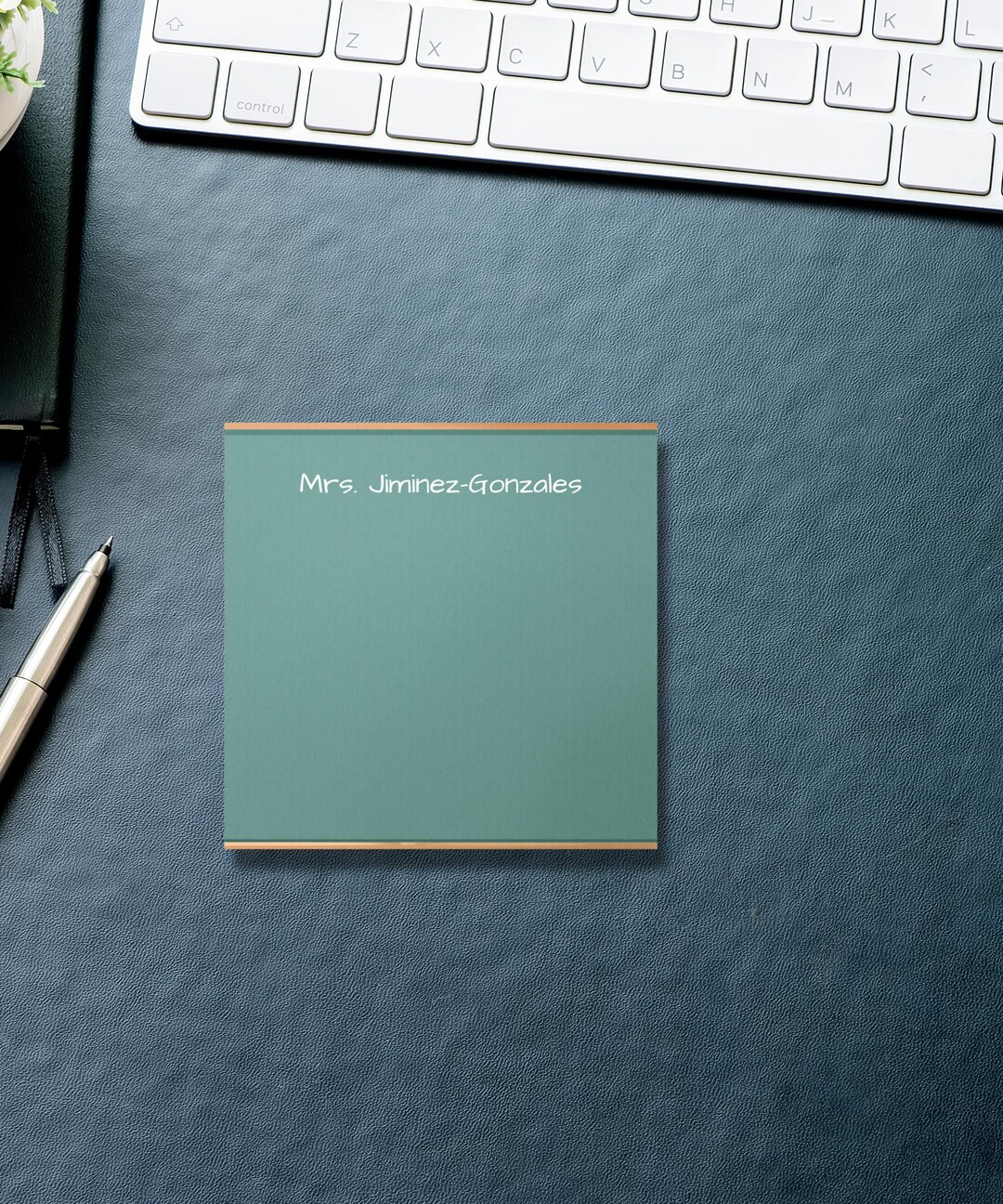 Personalized Chalkboard Style Post-it® Note Pads, Custom Sticky Notes ...