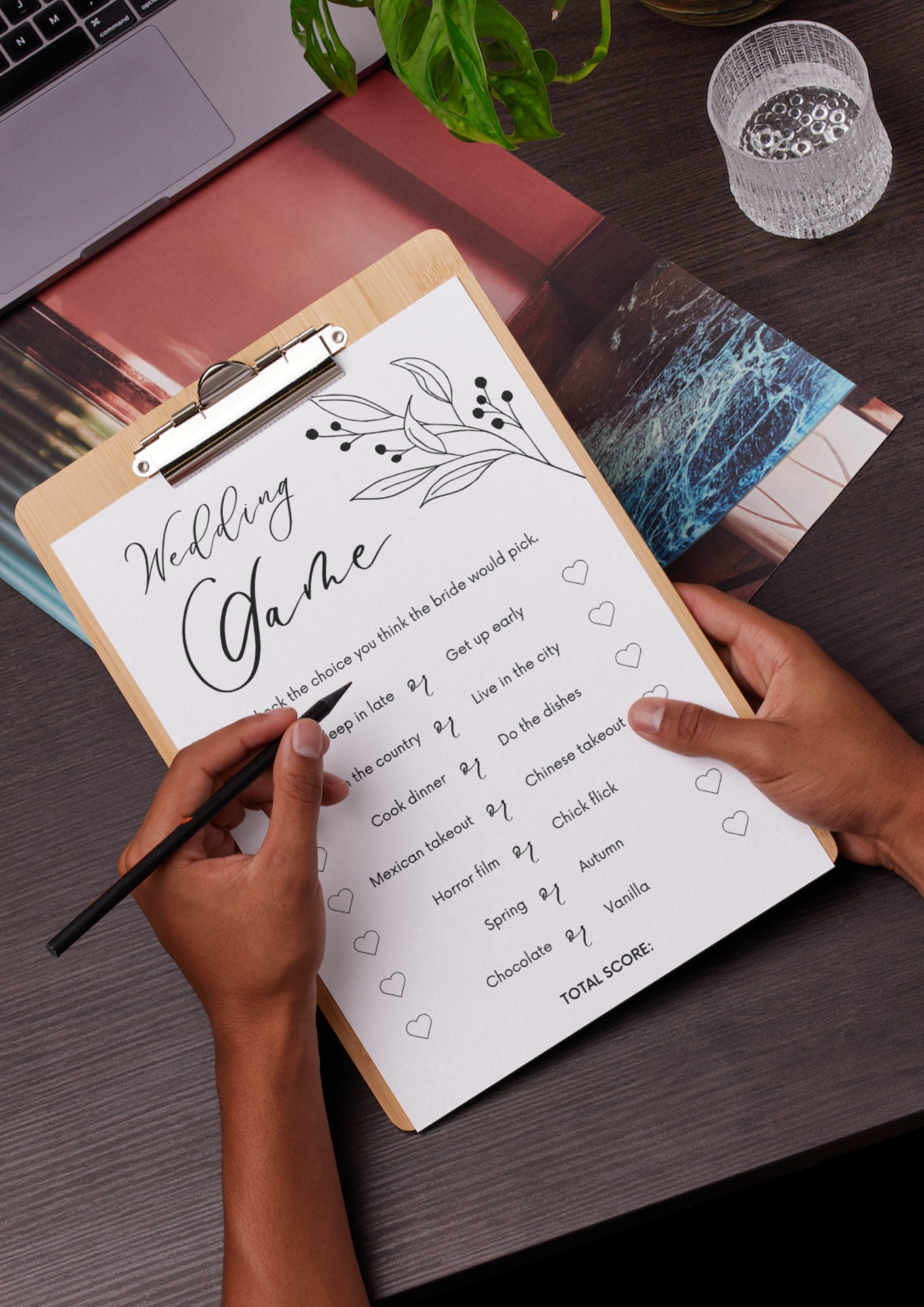 Wedding Game I Spy Printable & Editable, Fun Interactive Reception ...