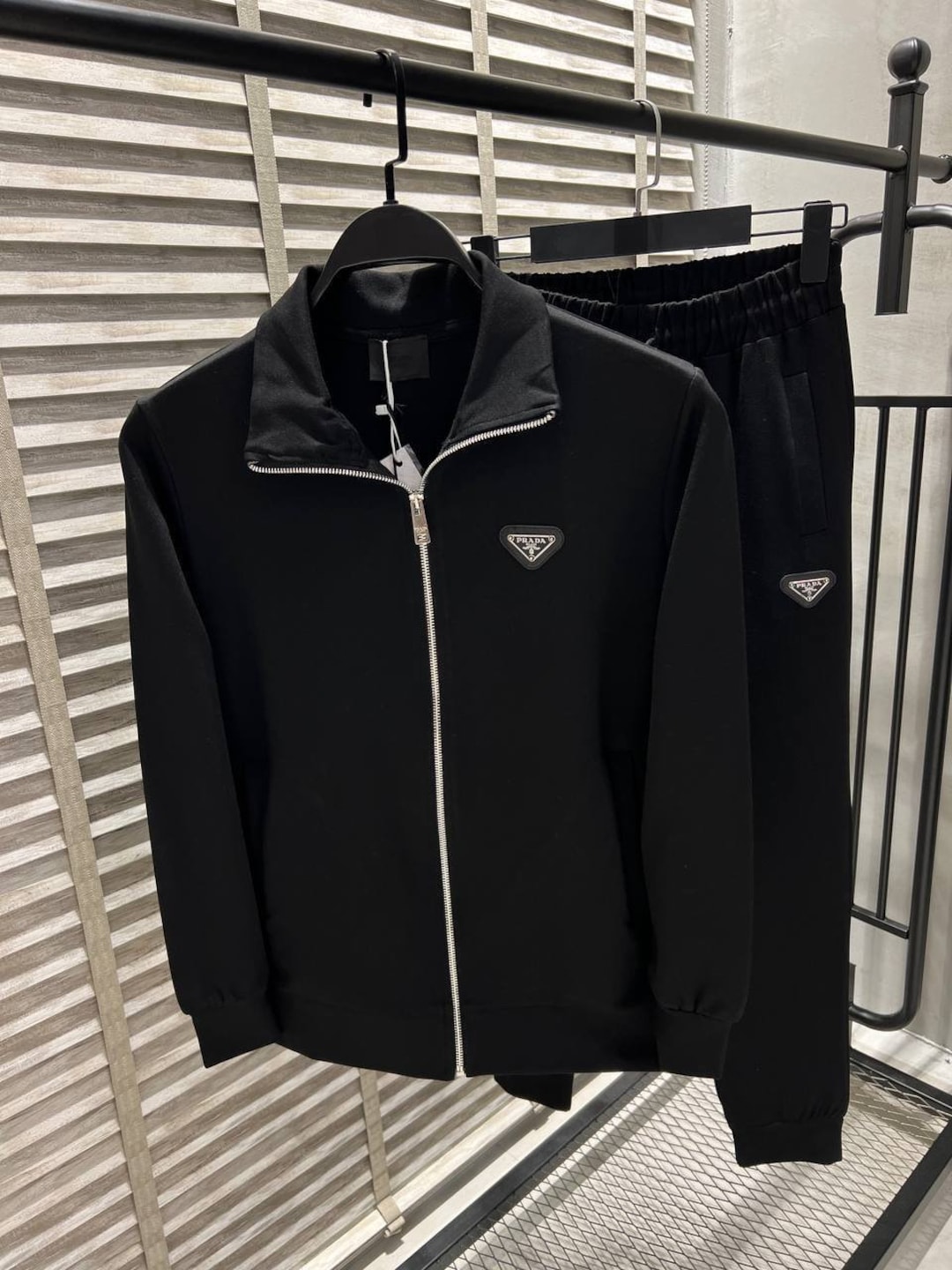 Prada Logo Black Men Style Tracksuit Size S - Etsy