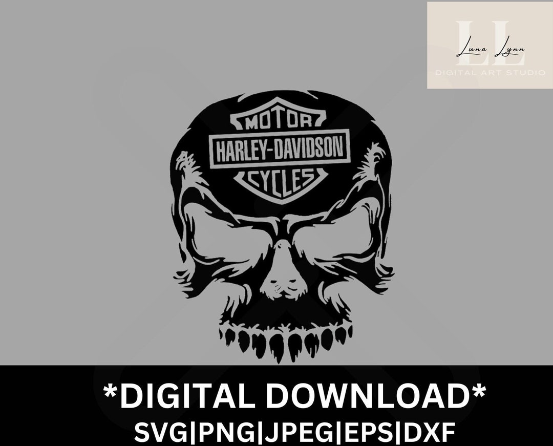 Custom Harley Davidson Skull SVG Willie G's Grandpa SVG - Etsy