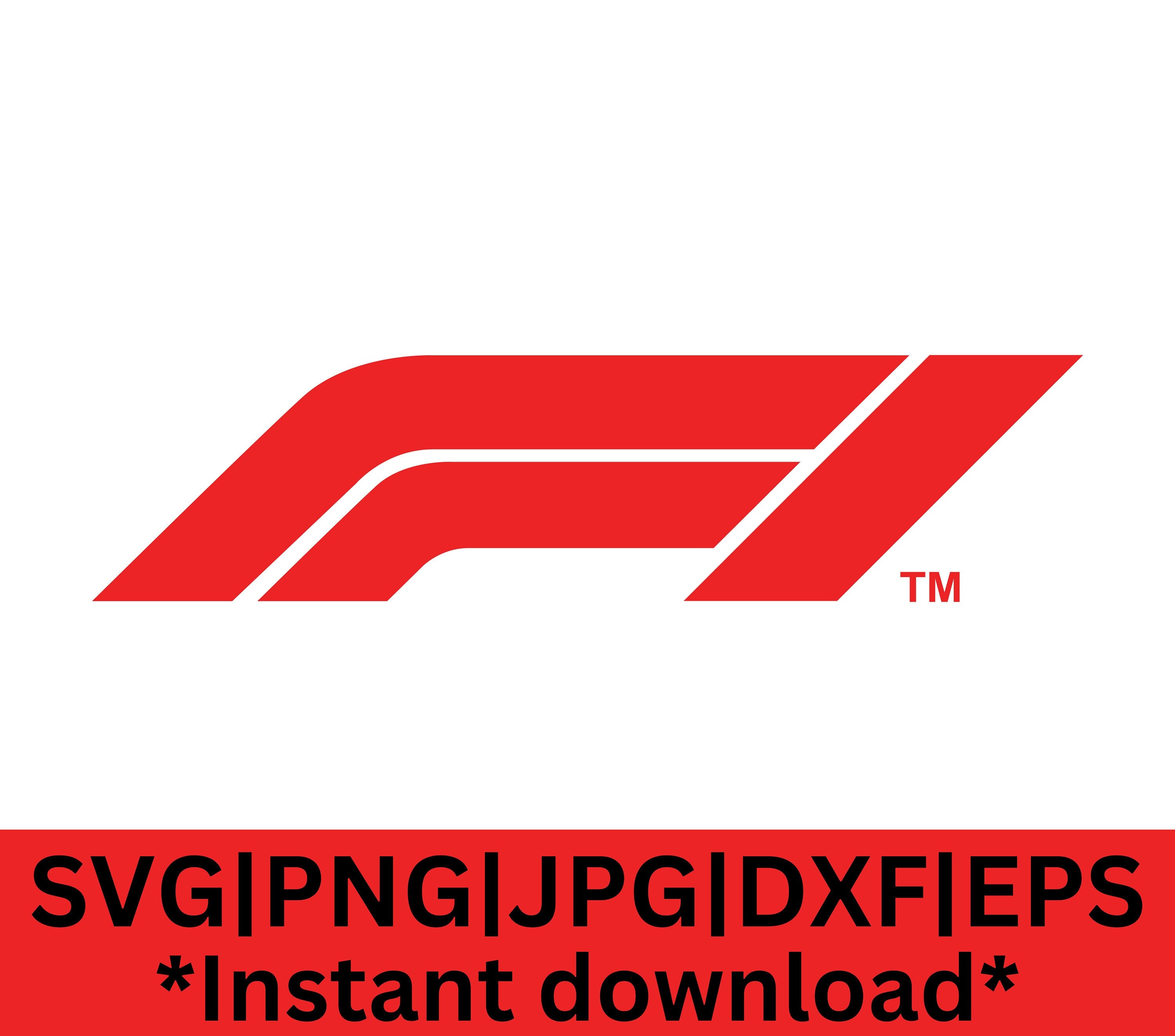 F1 SVG, Formula 1 SVG, Formula 1 PNG, Completely Transparent, Jpeg, Dxf ...