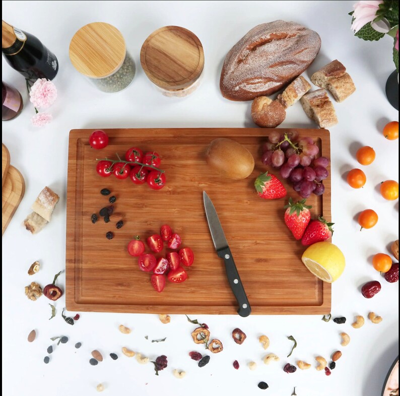 Premium Large Personalized Cutting Board, Father's Day Gift, Custom ...