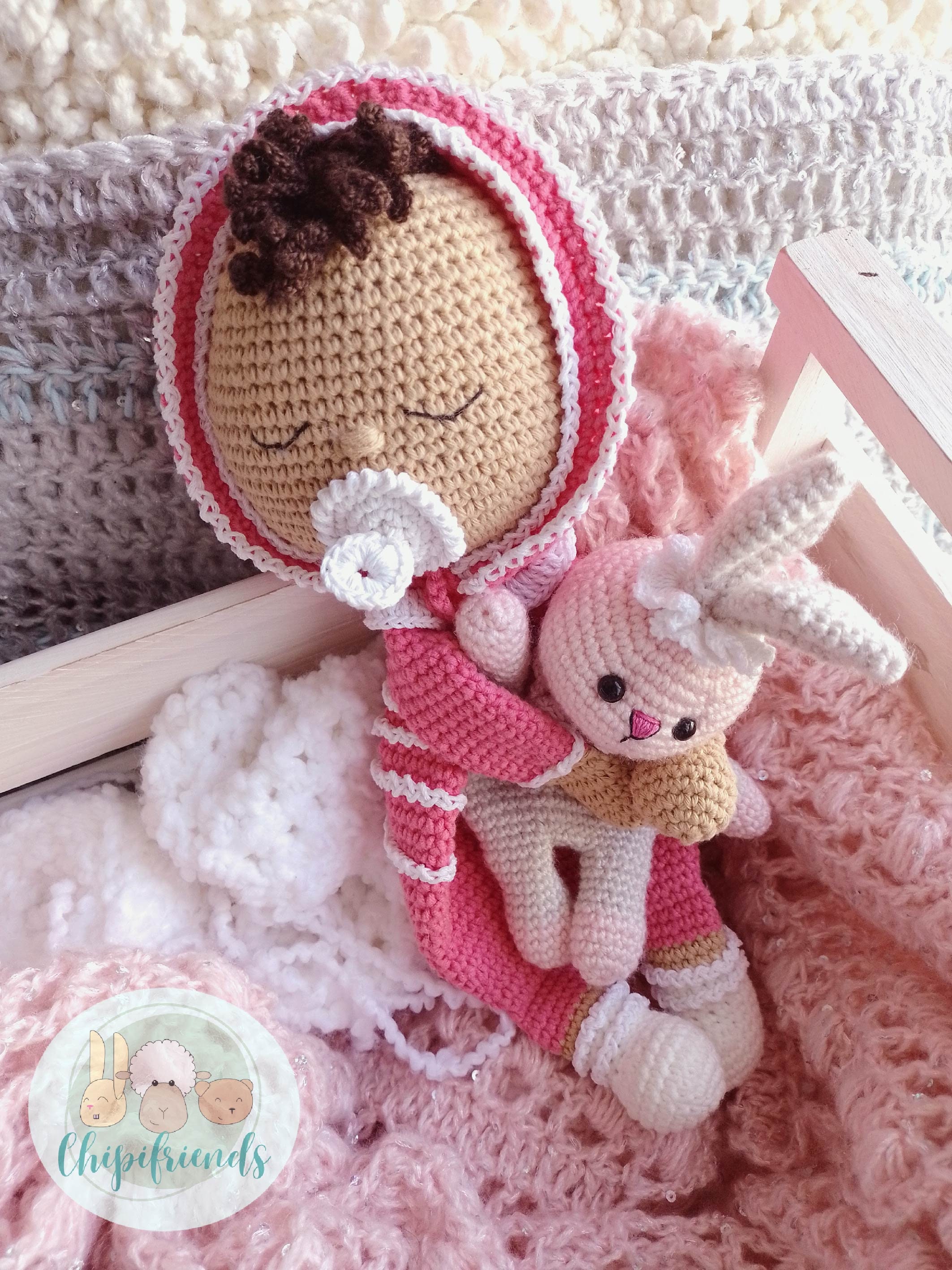 Crochet Pattern, Amigurumi Lovey Baby Twins With Pets, 2x1 Patterns ...