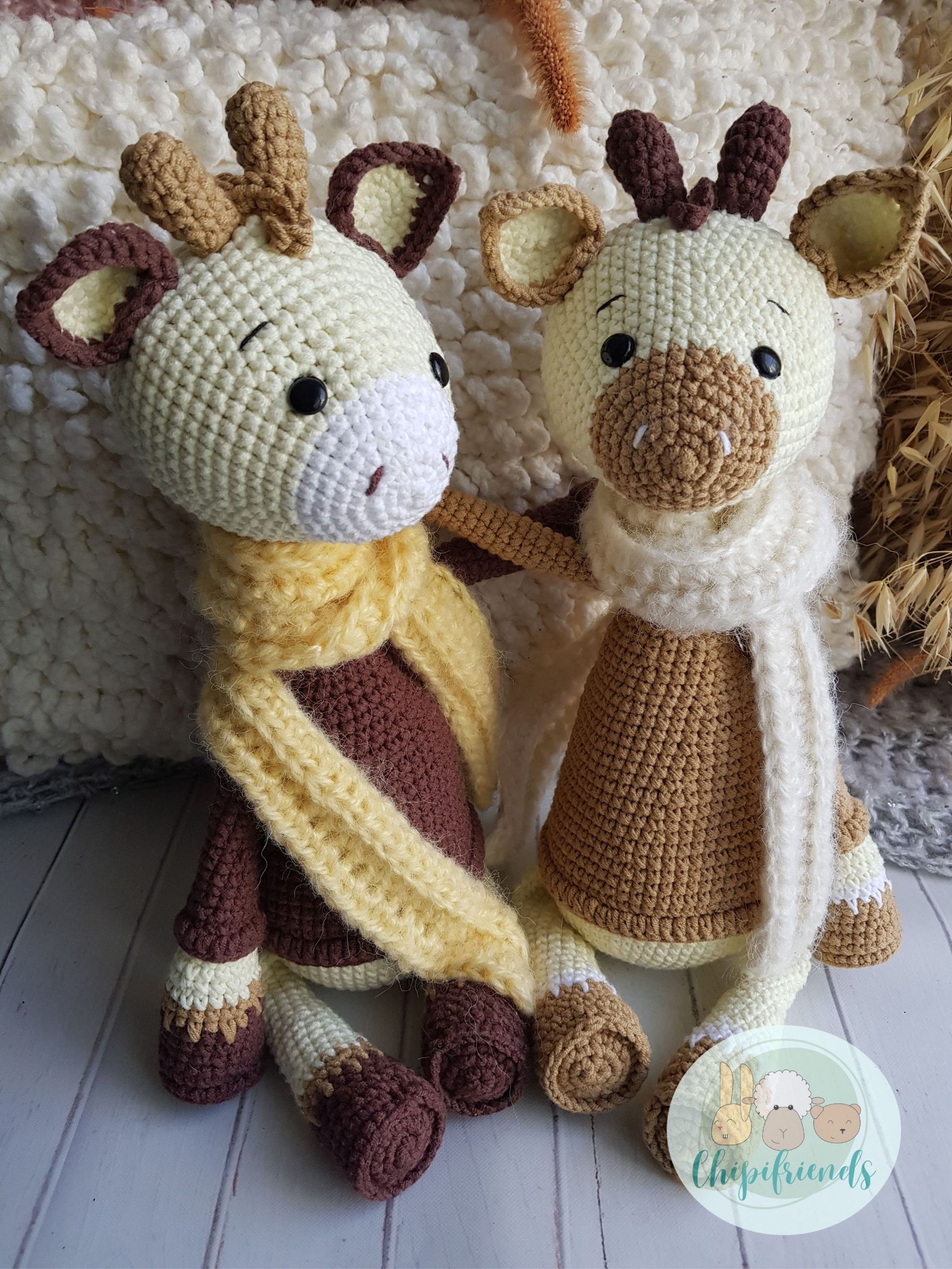 Crochet Pattern, Amigurumi Friendly Giraffe With Sweater, Joe the ...