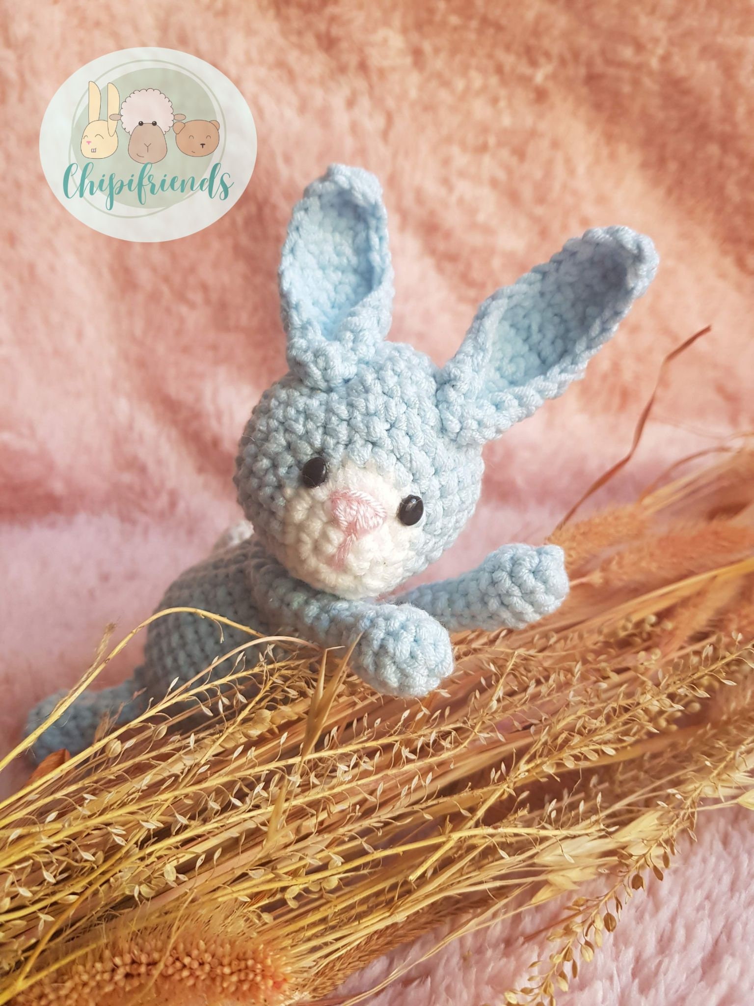 Crochet Pattern, Amigurumi Cute Plush Rabbits, Crochet Rabbits With ...