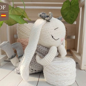 Crochet Pattern Amigurumi Bunny Doll Vivi Lovely Bunny - Etsy