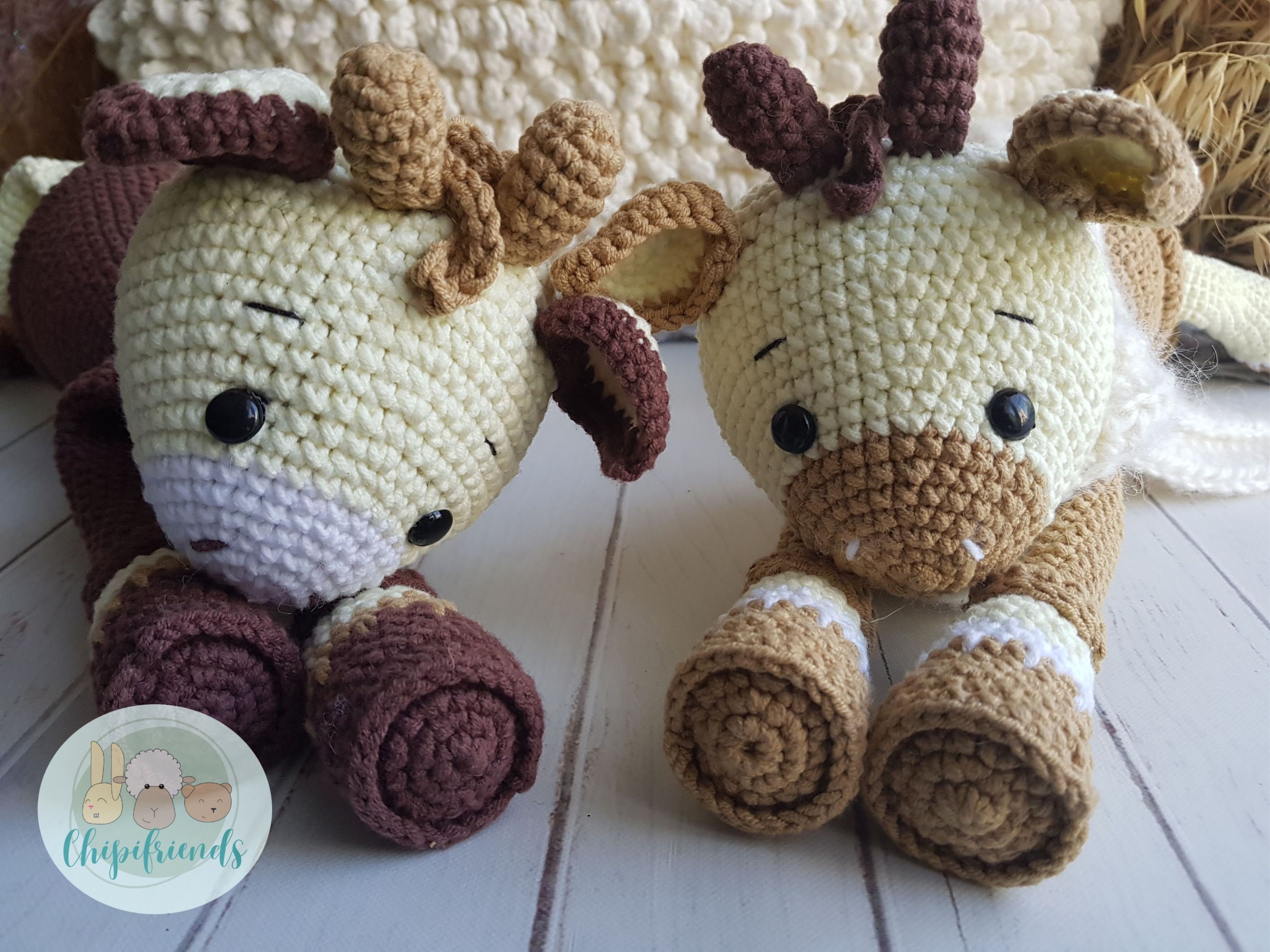 Crochet Pattern, Amigurumi Friendly Giraffe With Sweater, Low Sew, Joe ...