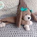 Crochet Pattern, Amigurumi Lovey Dog Snuggler, Cute Crochet Dog Pattern ...