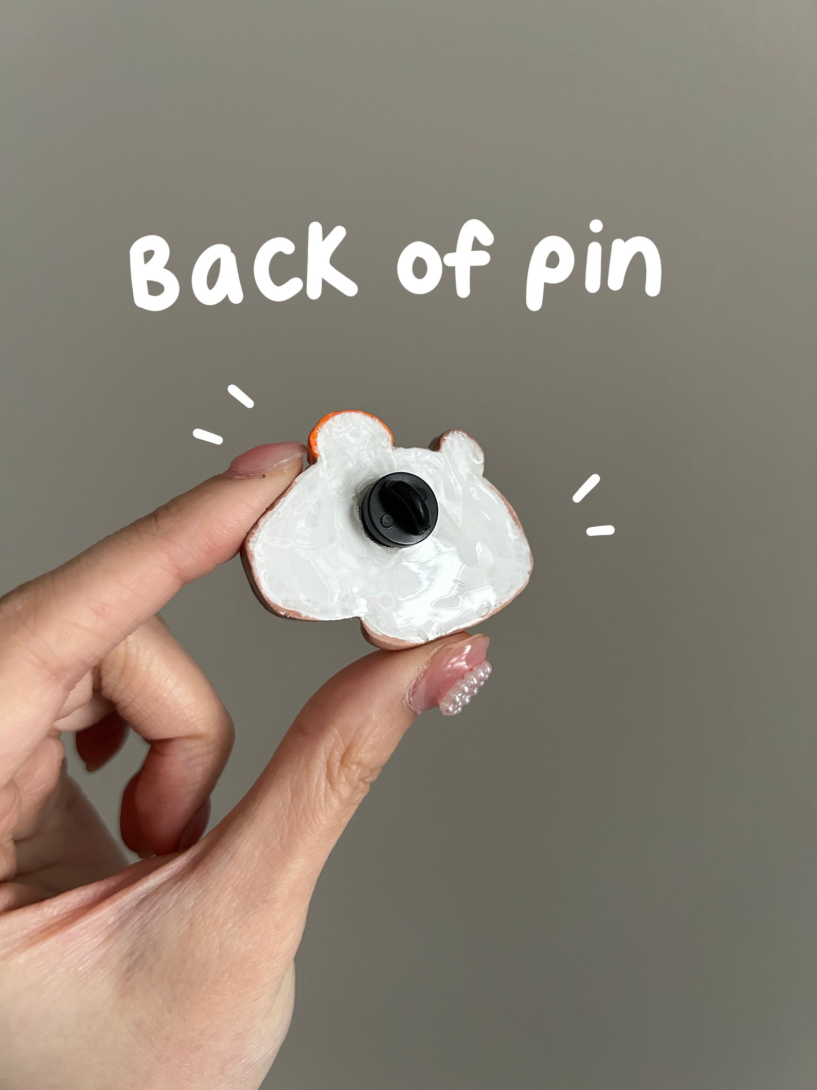 Cute Handmade Capybara Clay Pin Polymer Clay Hand Sculpted Hand Painted ...