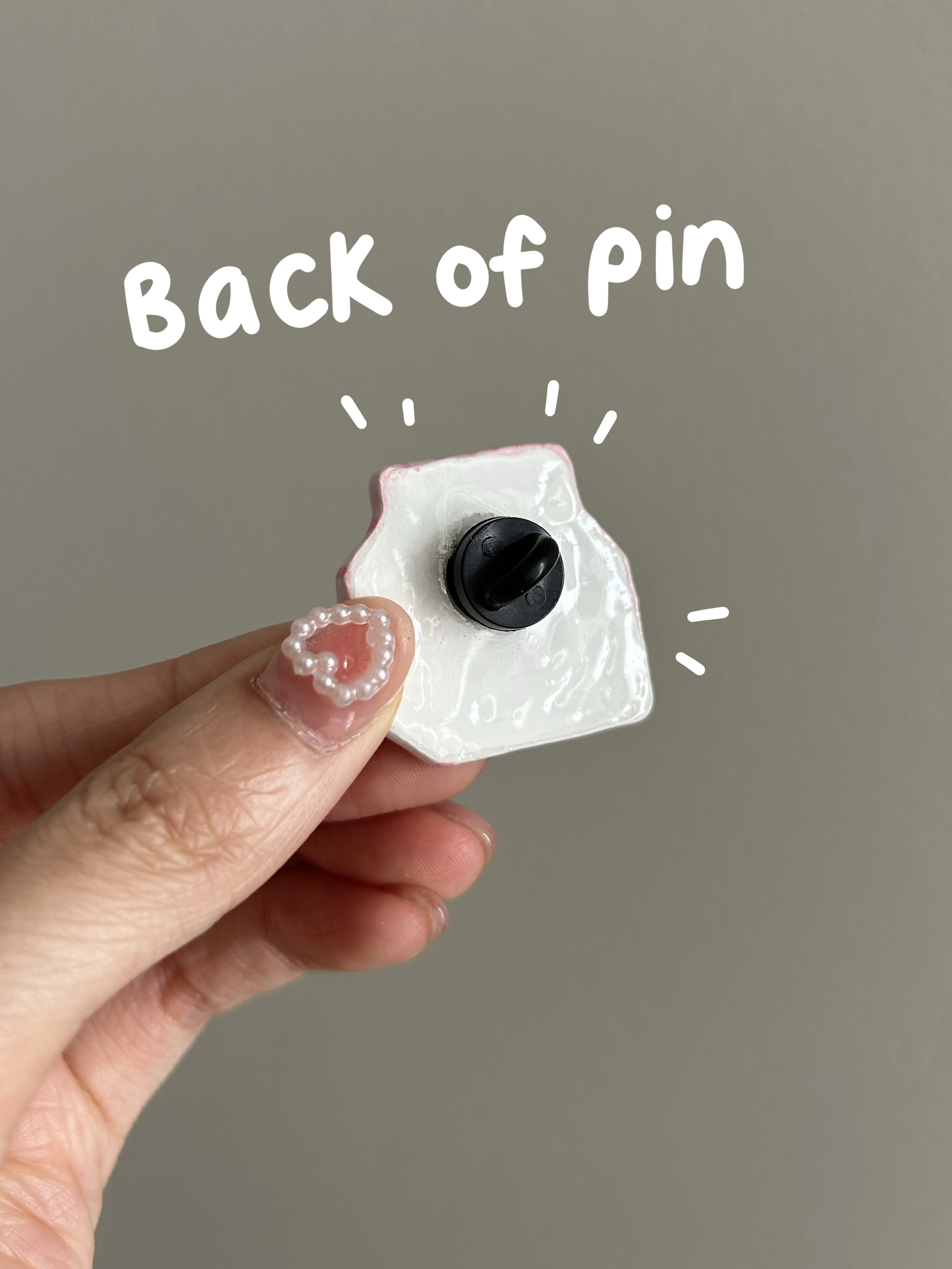 Cute Handmade Strawberry Milk Clay Pin Polymer Clay Hand Sculpted Hand ...