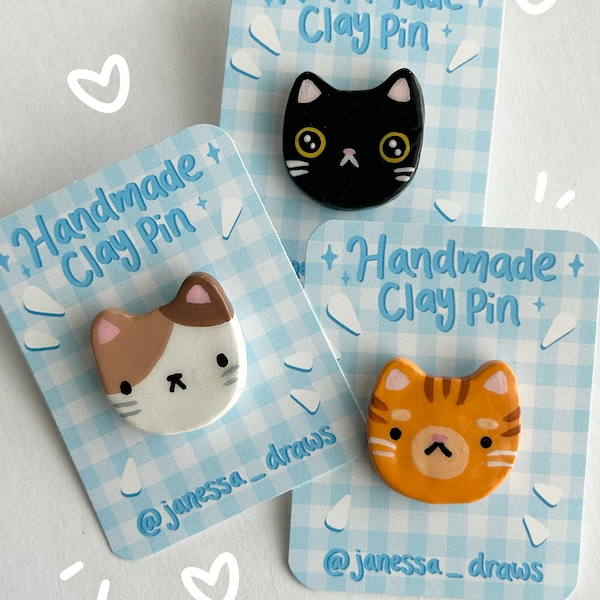 Clay Pins - Etsy