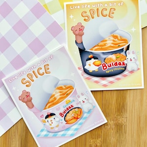 Buldak Noodles Art - Etsy