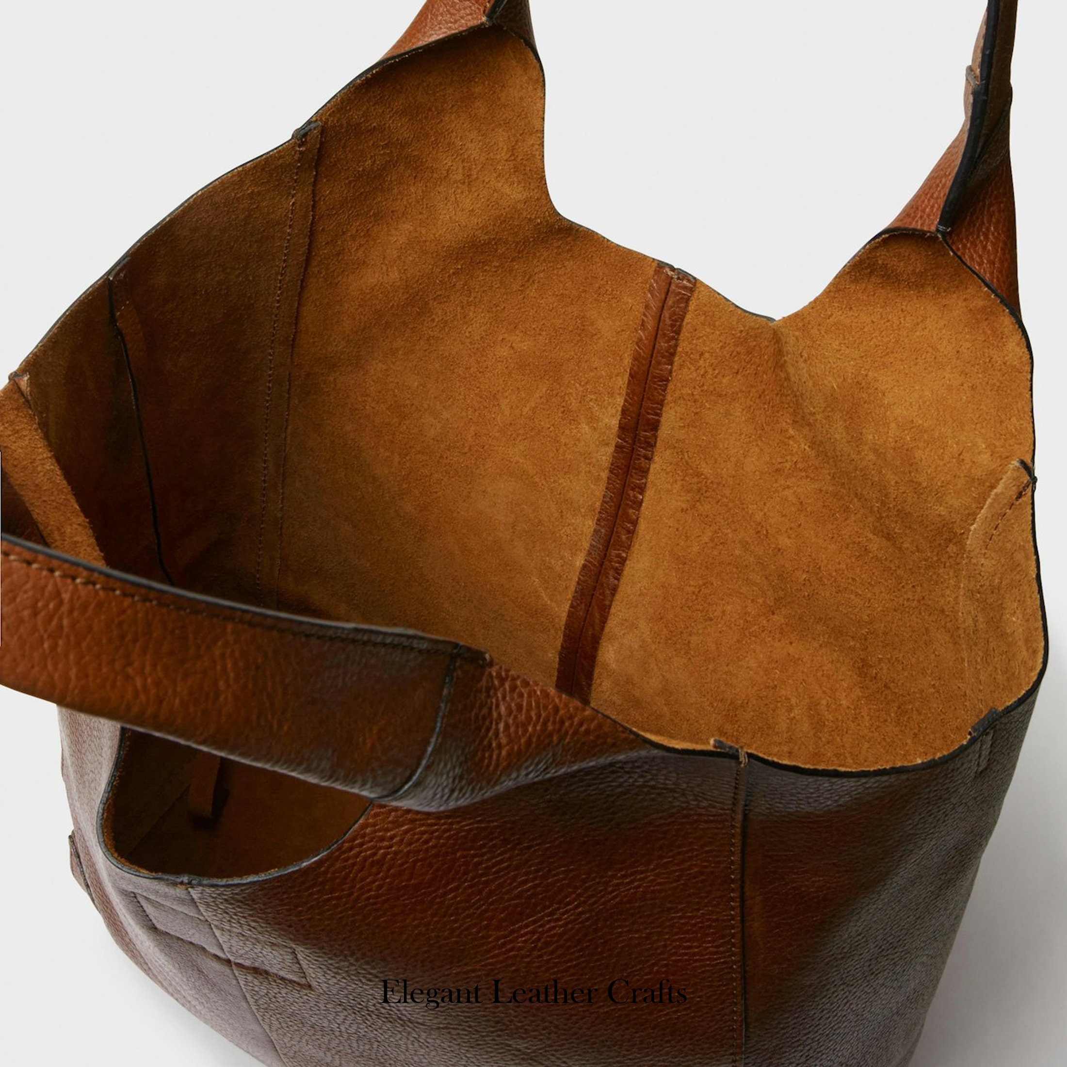 Extra Large Leather Tote Bag, Leather Shoulder Bag, Oversized Shopping ...