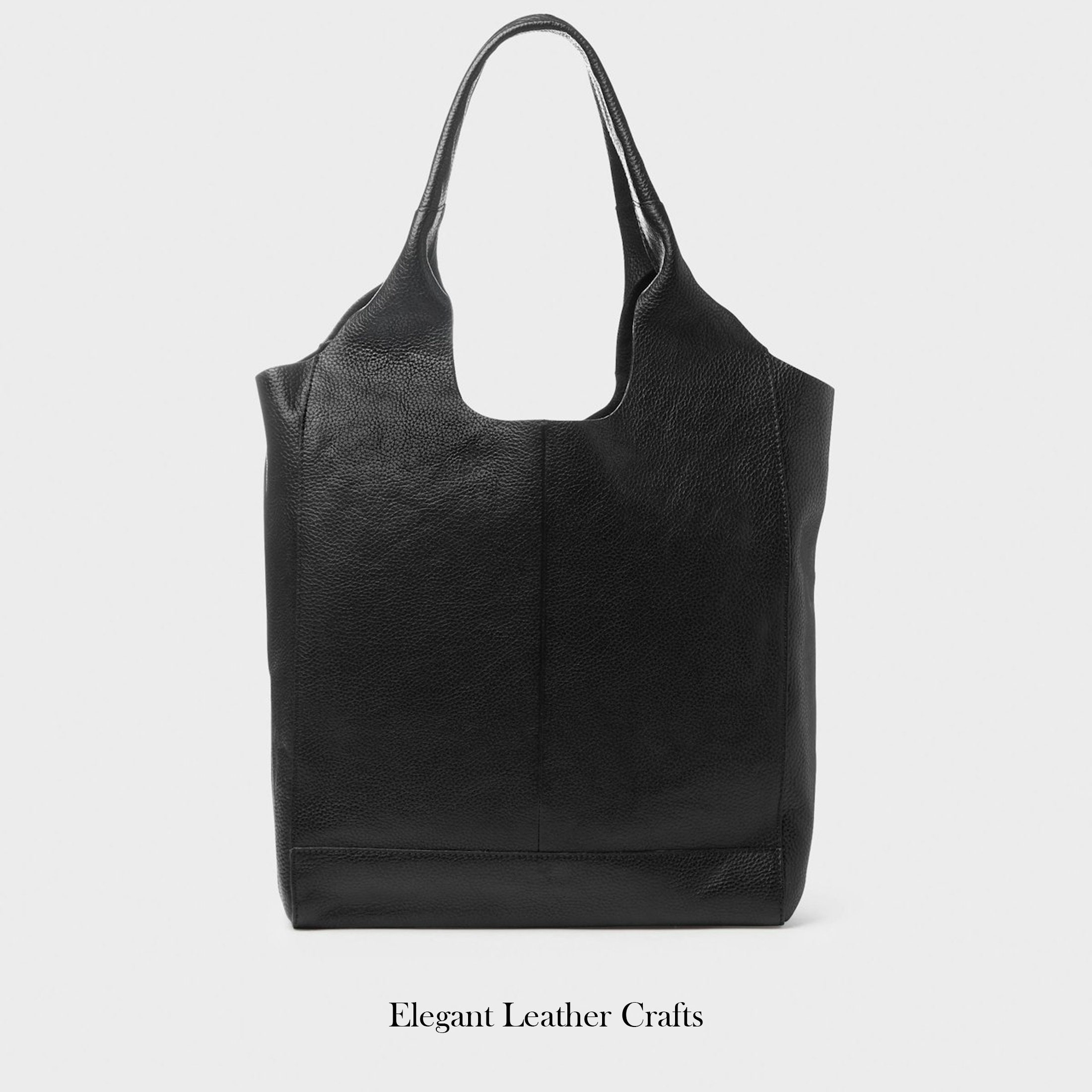 Extra Large Leather Tote Bag, Leather Shoulder Bag, Oversized Shopping ...