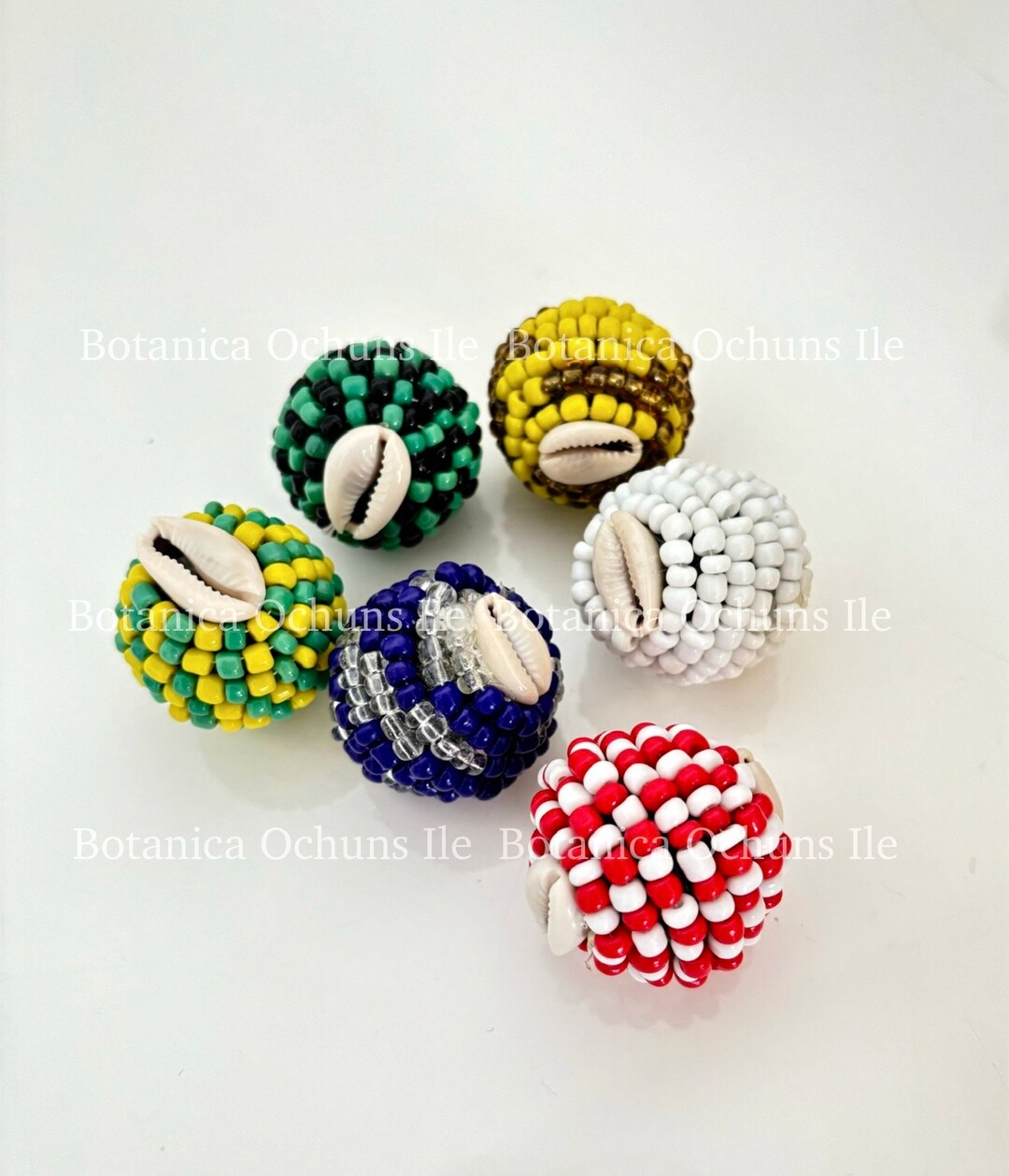 Amulet De Orisha / Hand Beaded Amulet Cowrie Shell / Macuto / Makuto ...