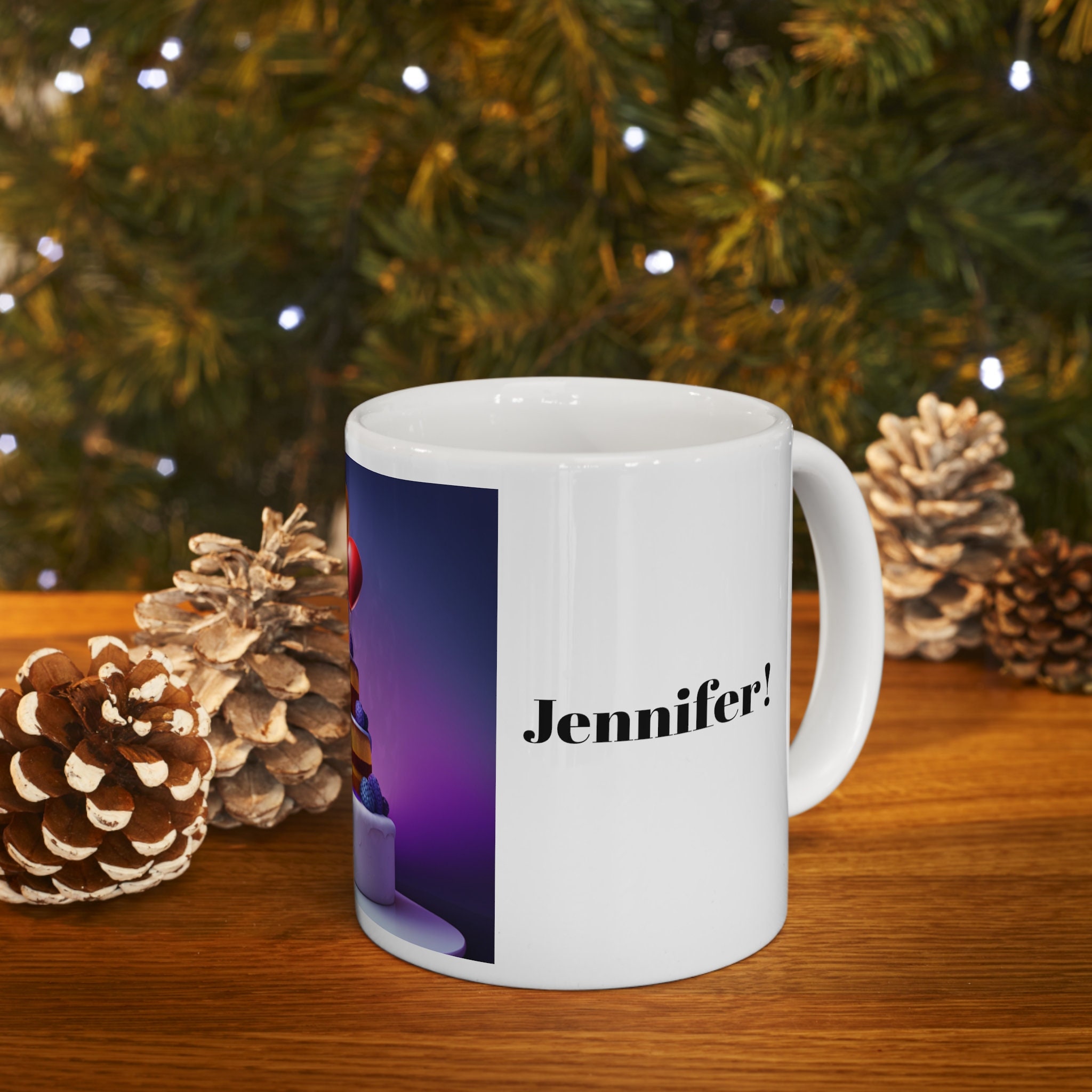 Happy Birthday Jennifer Ceramic Mug 11oz - Etsy