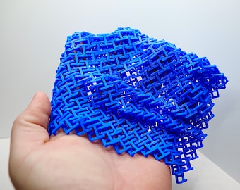 Flexible Chainmail Fidget Toy 3D Printed Sensory Relaxing Stress Relief ...