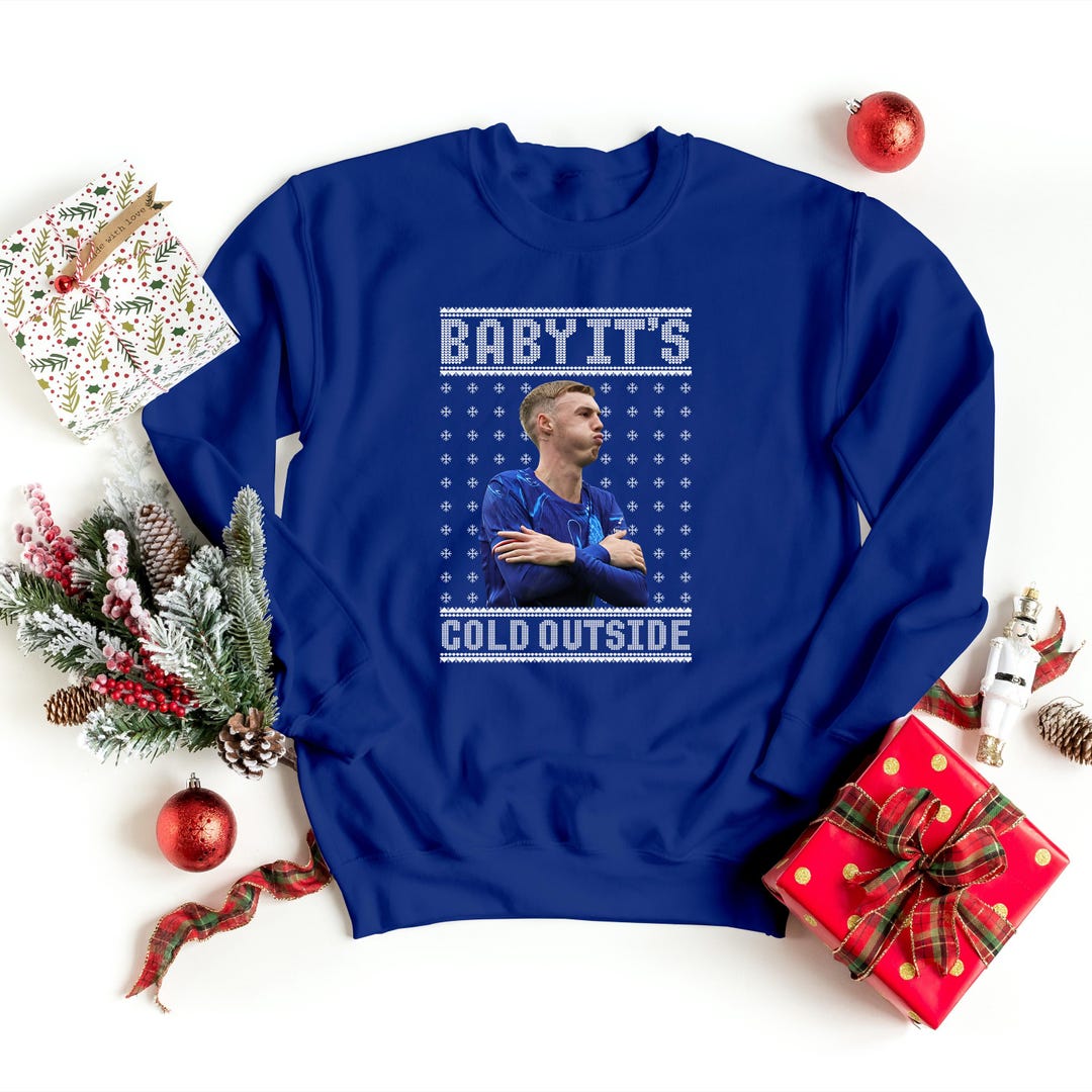 Baby Its Cold Outside Ugly Christmas Sweatshirt, Cole Palmer Christmas ...