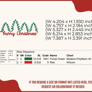 Merry Christmas Tree Embroidery Design, Festive Christmas Tree Machine ...