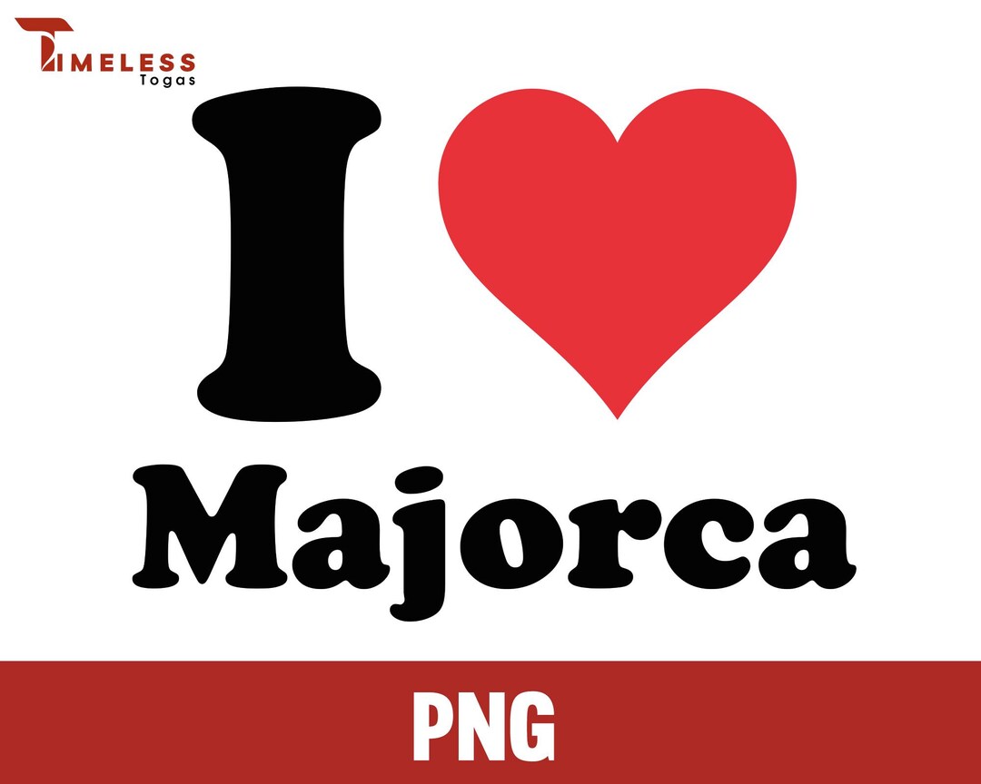 Cute Heart Png, I Heart Majorca Sweater Text, I Love Majorca Png, Cute ...