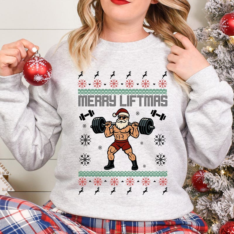 Christmas Buff Santa - Etsy