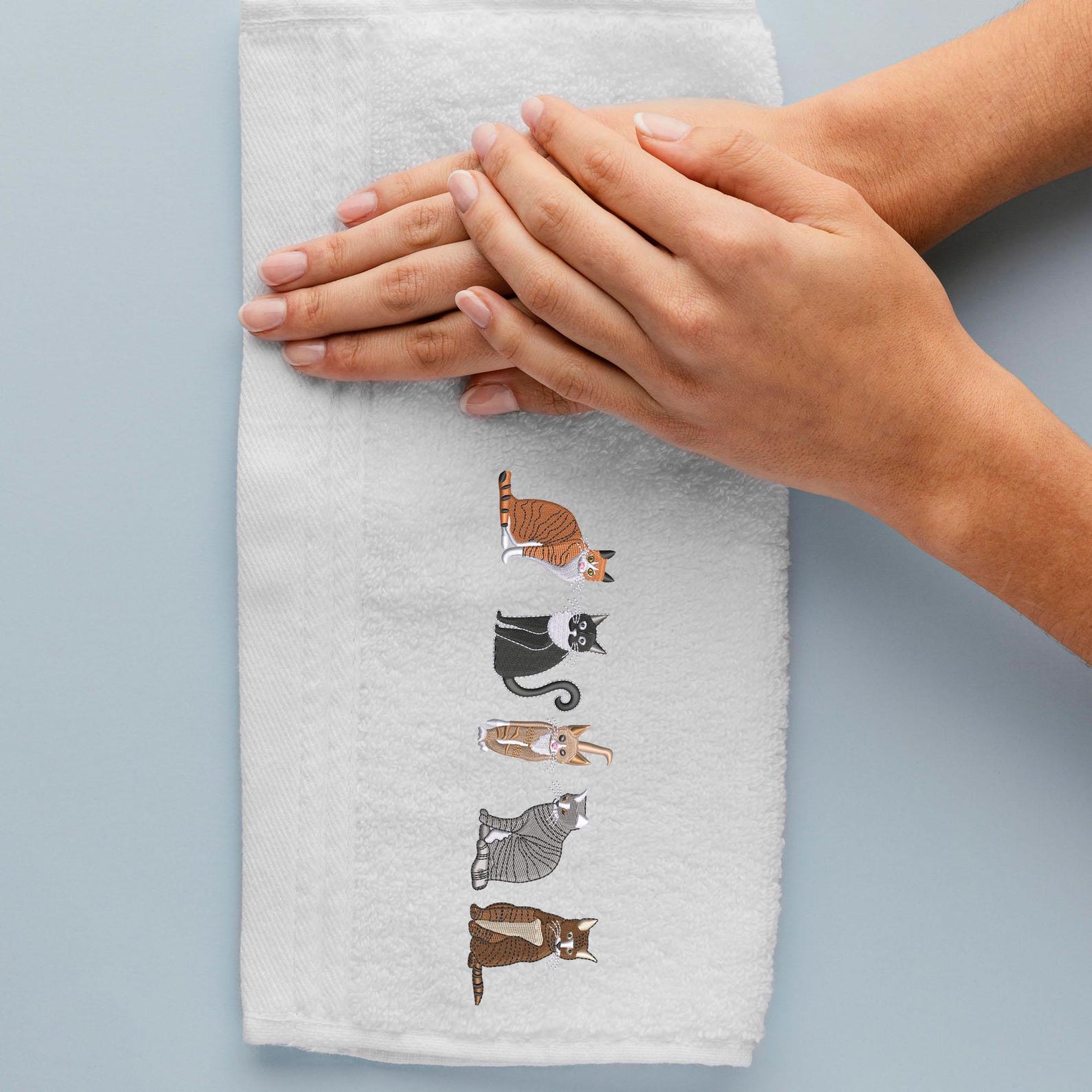 Realistic Cats Embroidery Design, Kitten Digital Design for Machine ...