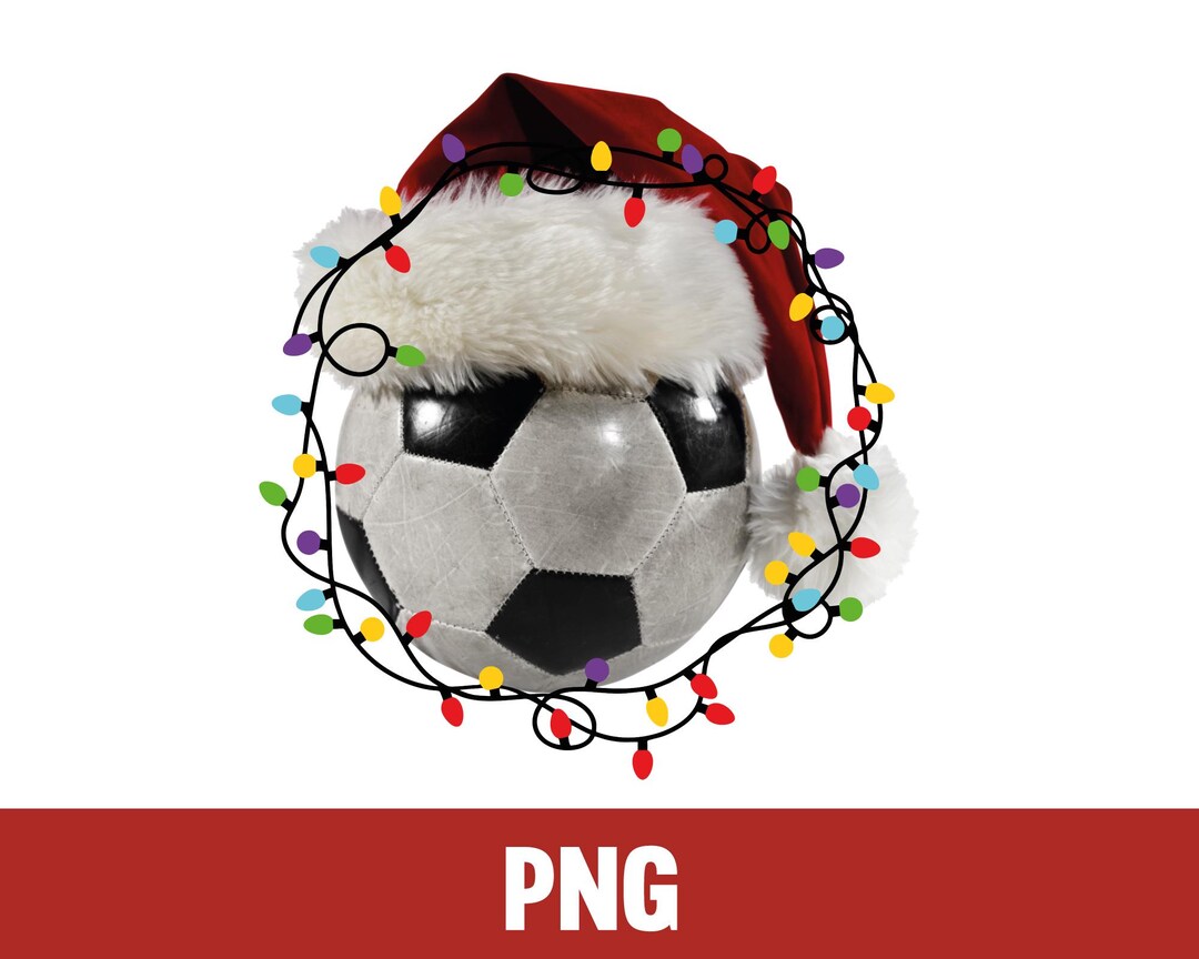 Christmas Soccer Ball Png, Christmas Lights Png, Football Png Designs ...