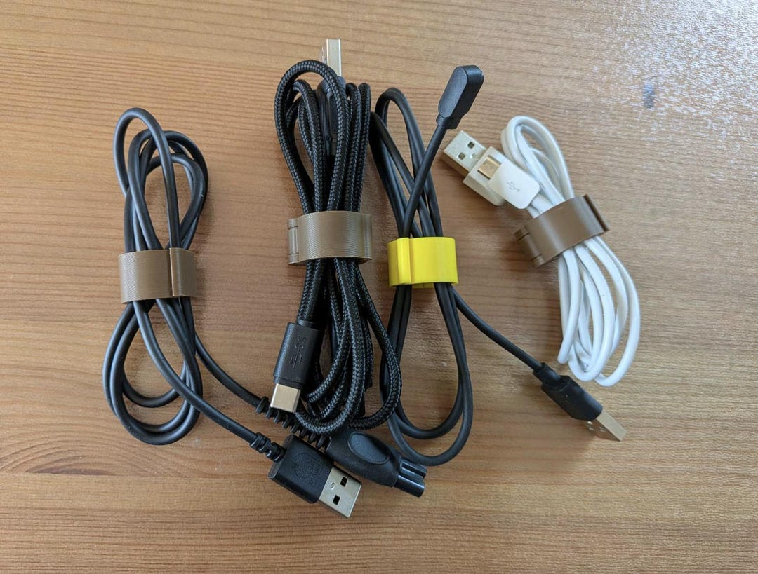 Cable Organizer / Snap Cable Clip 4 Sizes Set - Etsy
