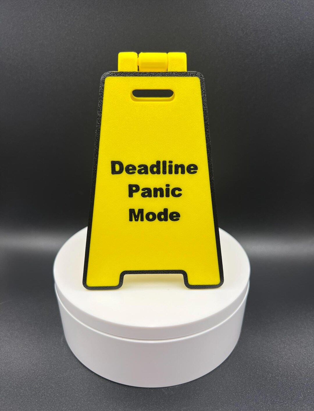 Gift. Funny Mini Floor Sign: Deadline Panic Mode Desk Decor - Made in ...