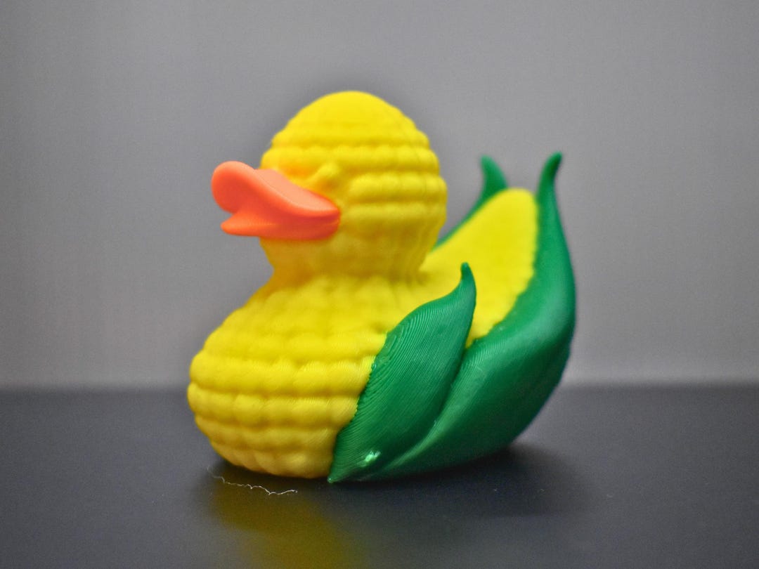 3D Printed Corn Duck | Jeep Ducking Gift | Funny Rubber Duck ...