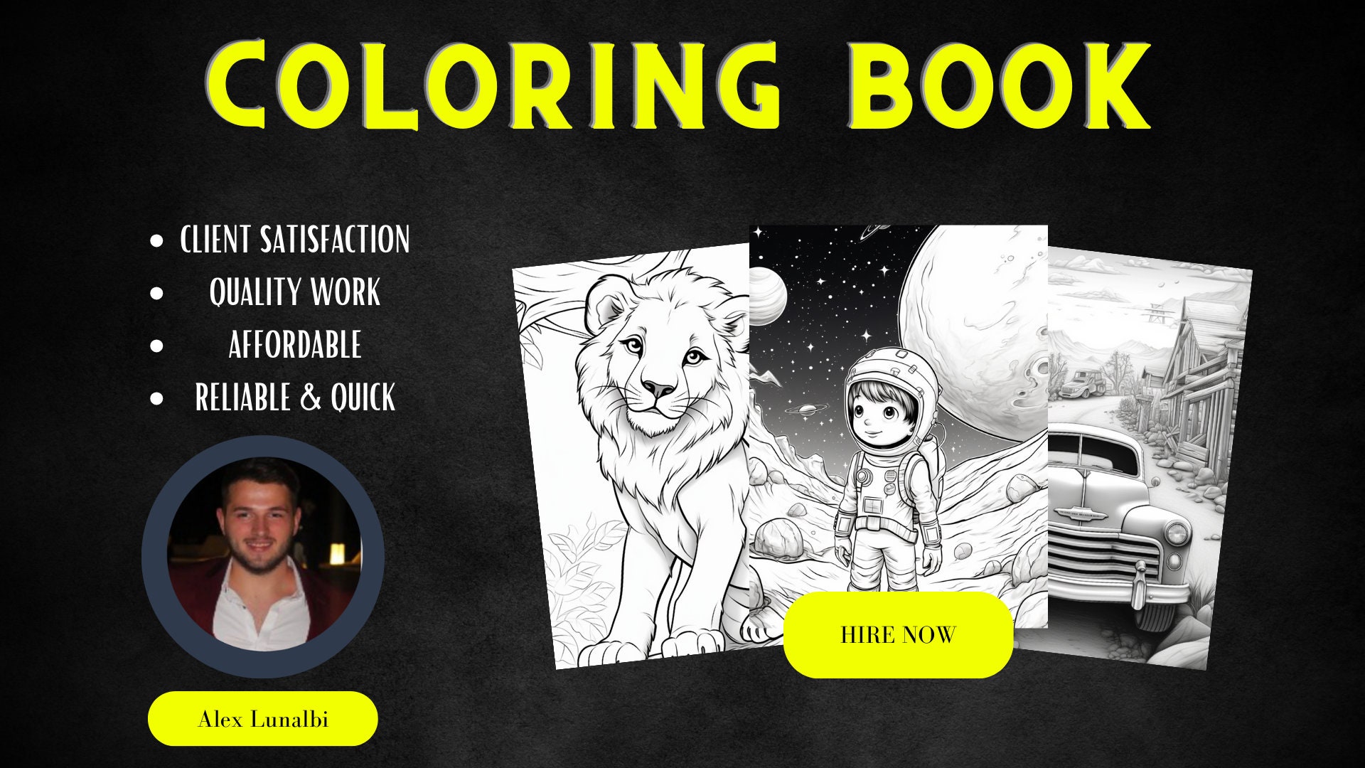 Creative Coloring Book Page Designs for Fun Learning - Etsy