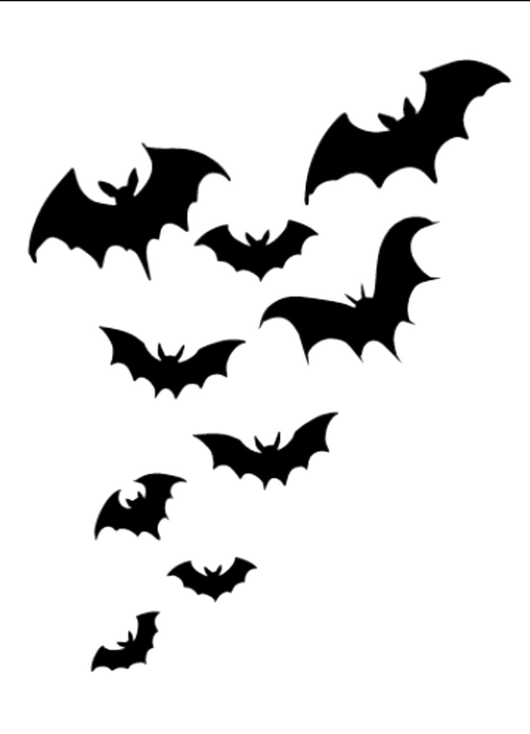 Bat Vinyl Decal - Etsy