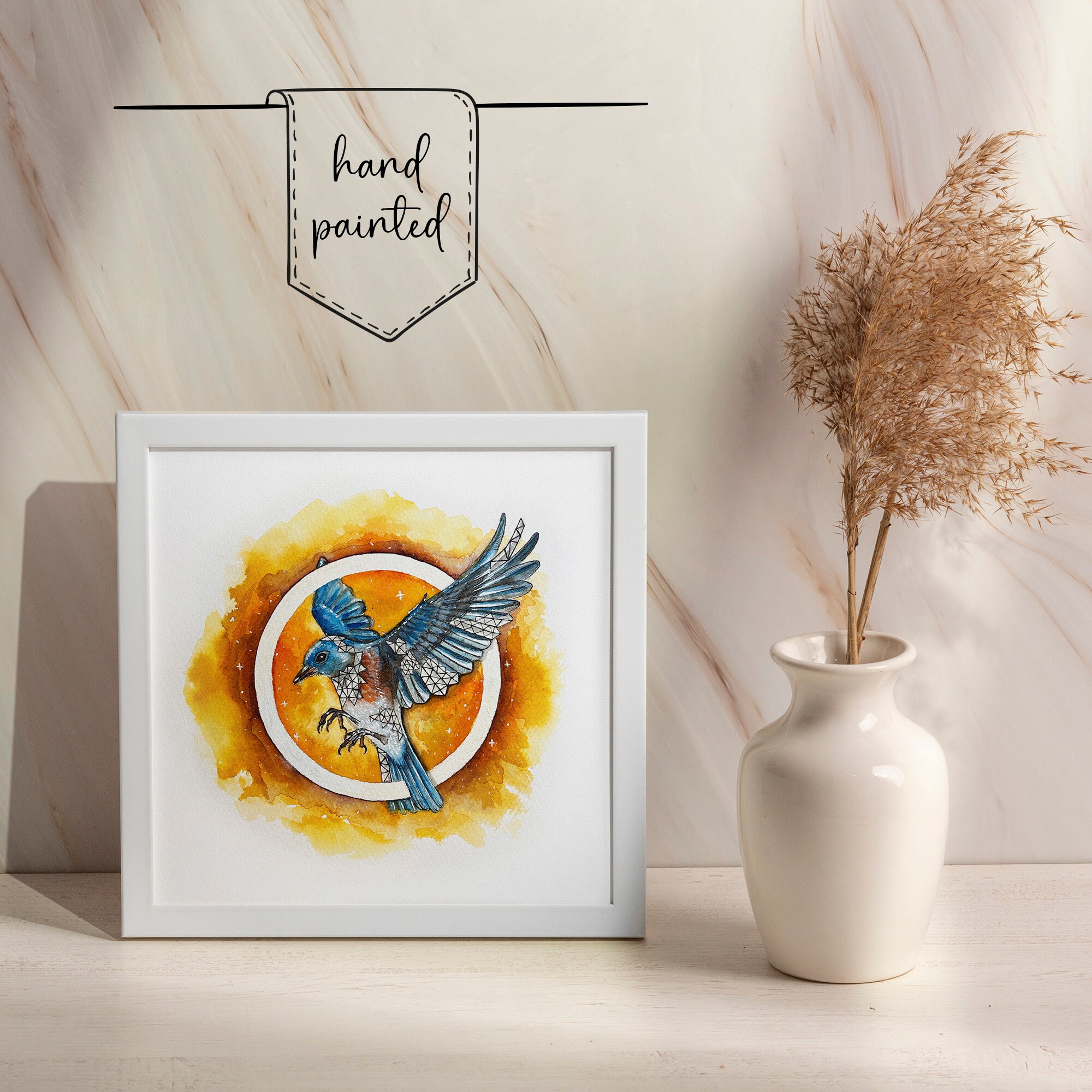 Mystic Animals Watercolor Painting Print Set, Downloadable and ...