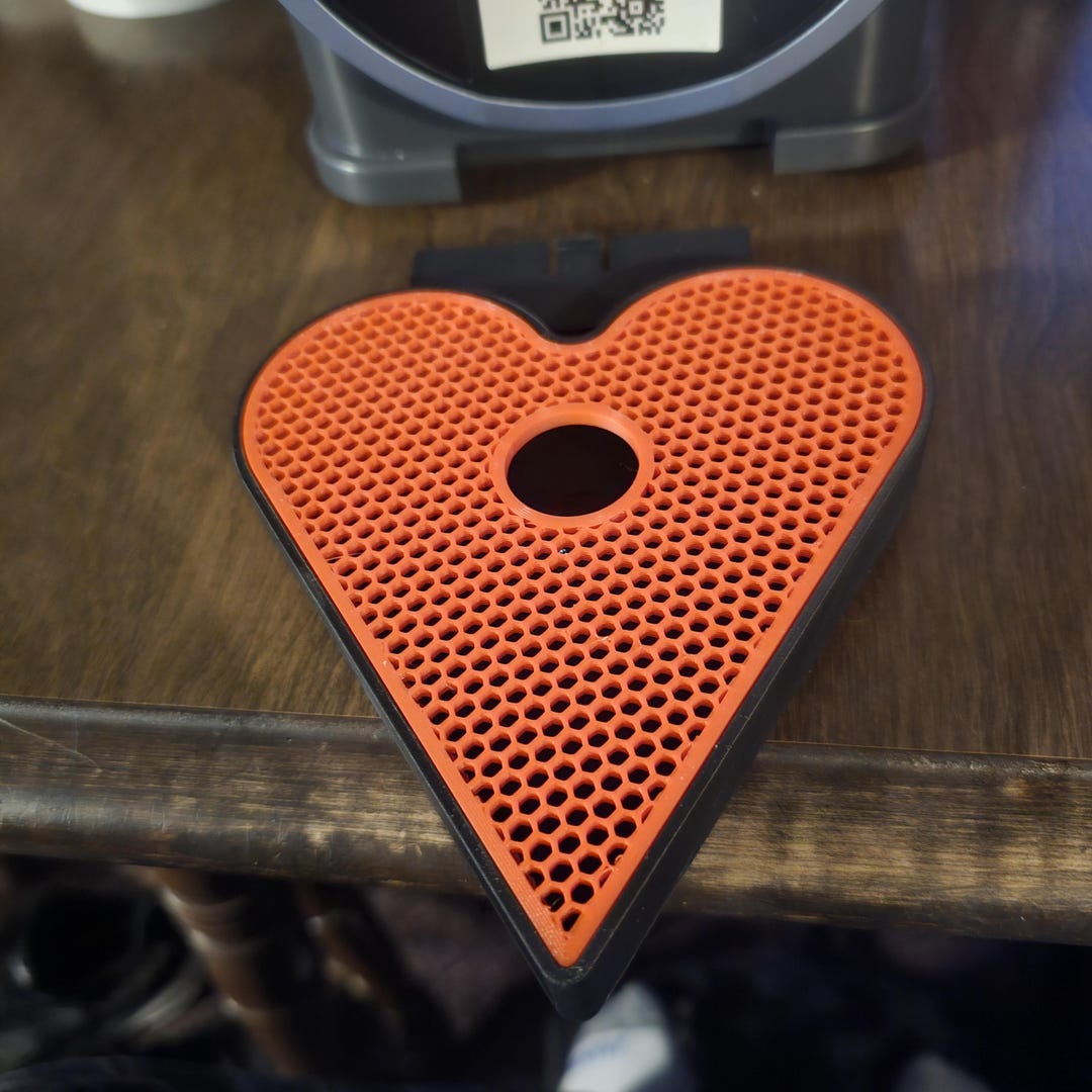 Heart Drip Tray for Ninja Slushie – 3D Printed Kitchen Accessory, Cute ...
