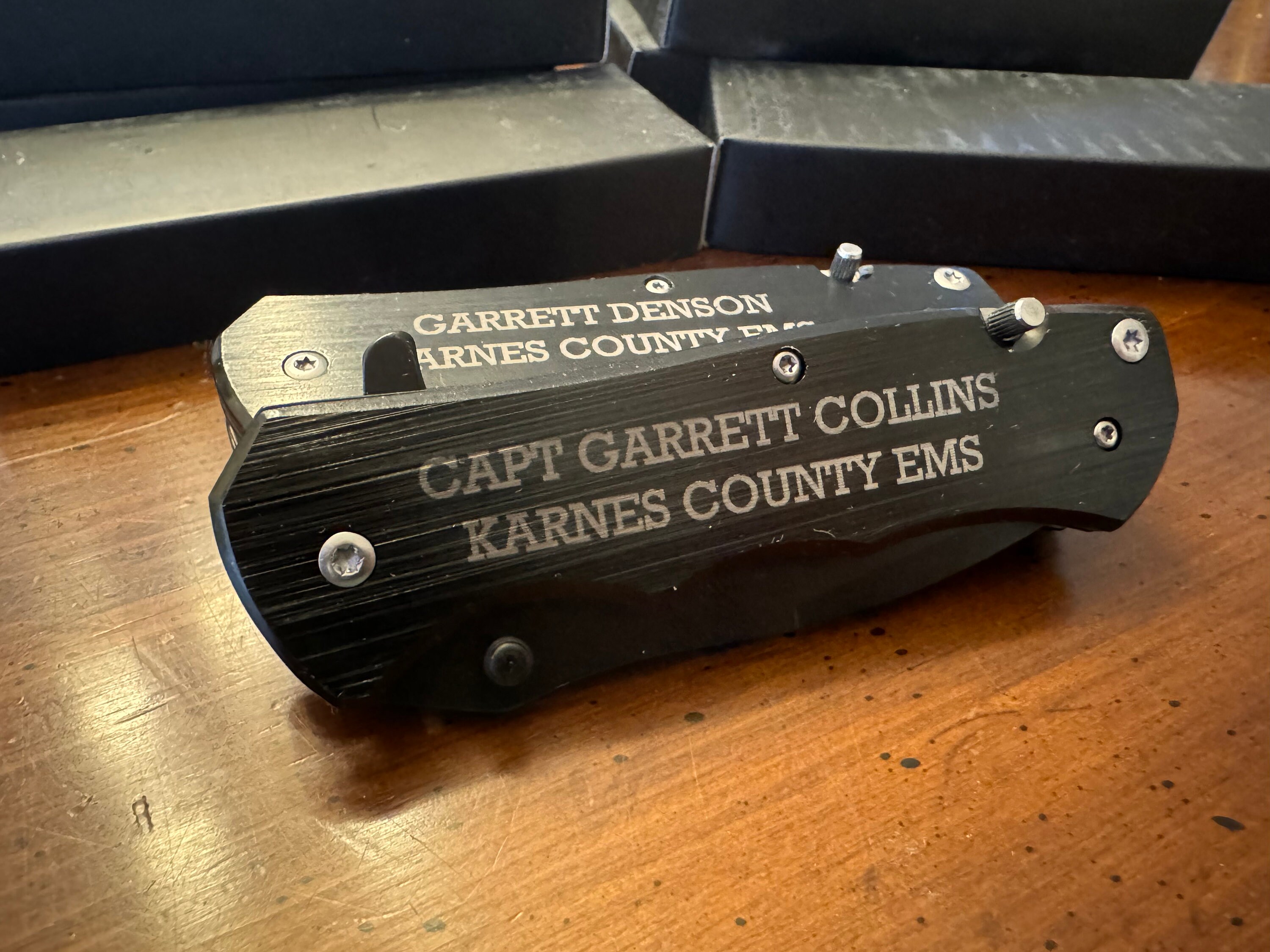 First Responder Rescue Knife Engraved Personalized department Gift EMS ...