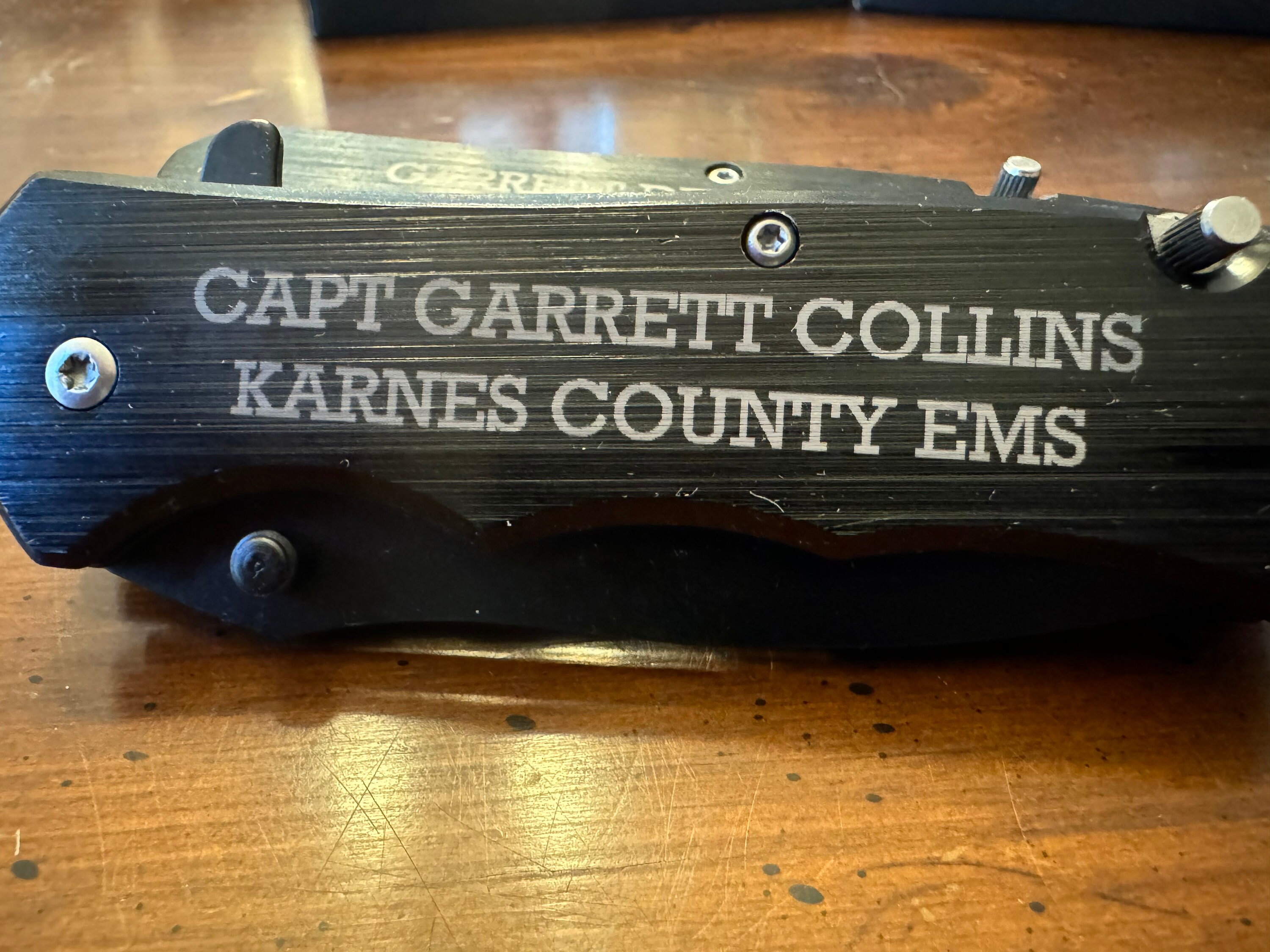 First Responder Rescue Knife Engraved Personalized department Gift EMS ...