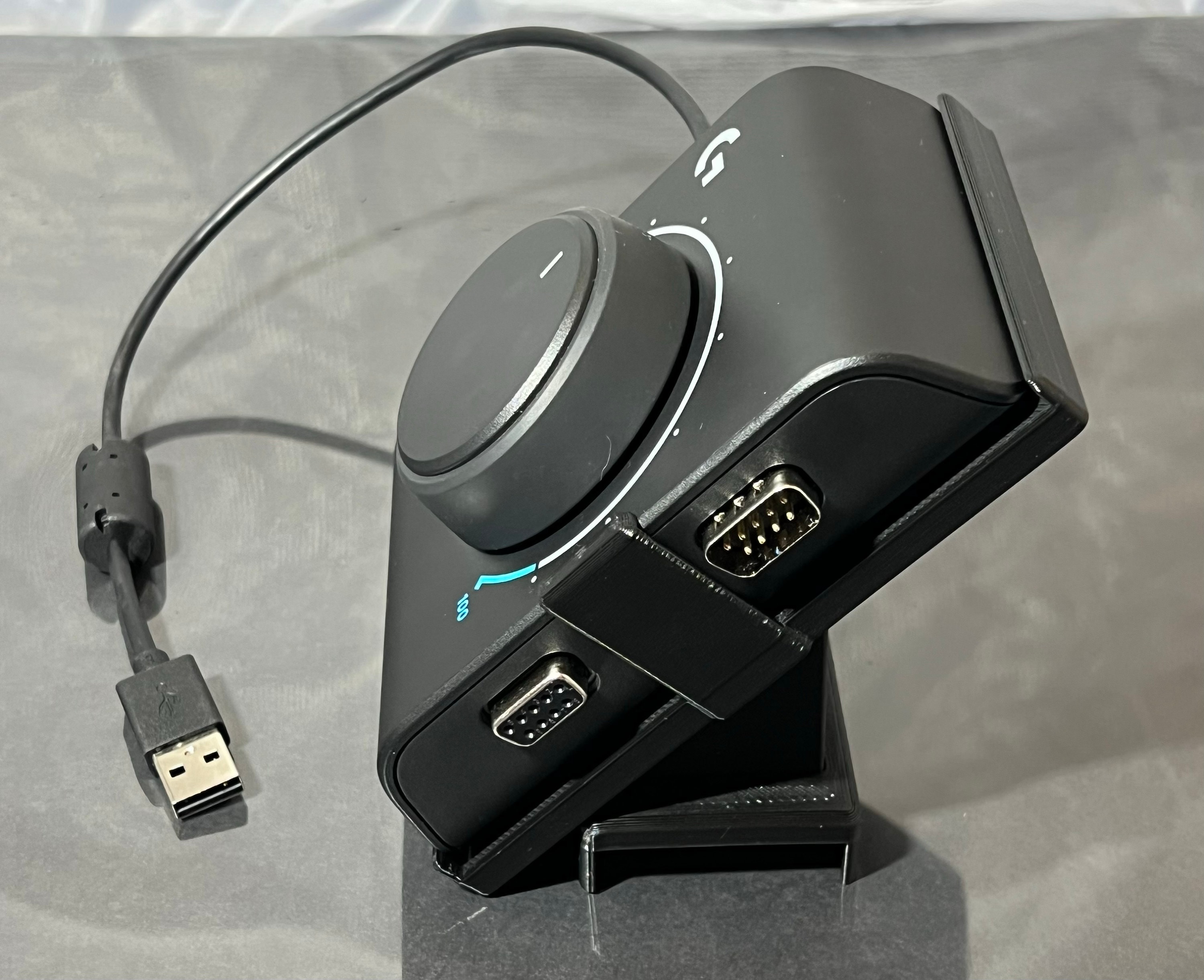 Custom 3D Printed Mount for Logitech G Racing Adapter Compatible With ...