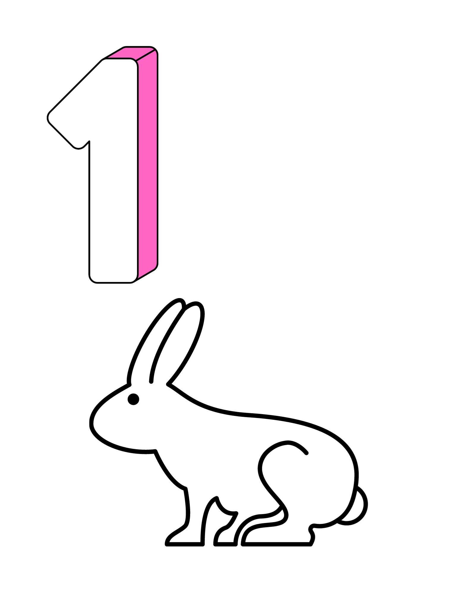 My First Alphabet and Numbers Coloring Pages, 36 Pages, Digital ...