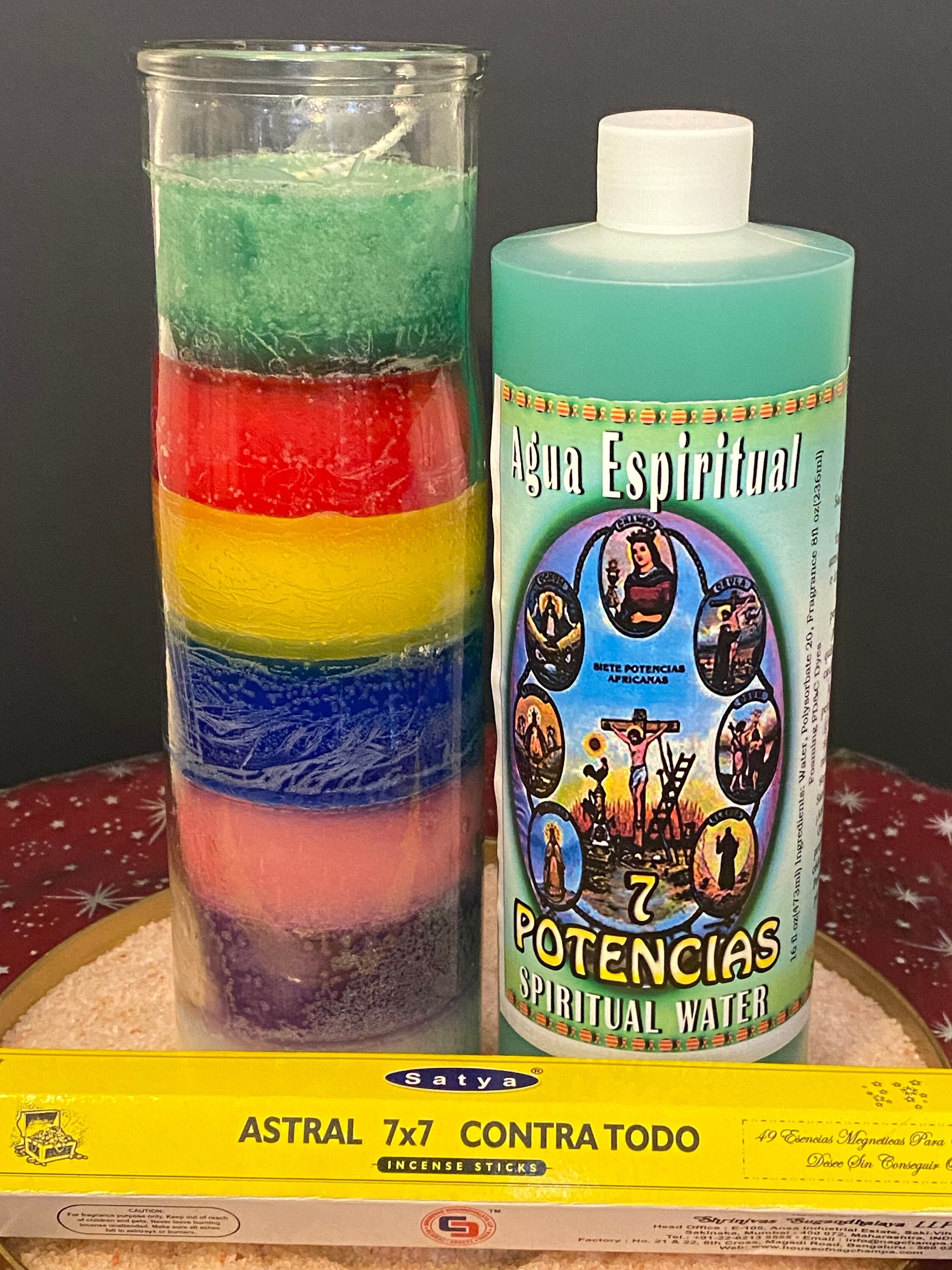 7 African Powers Kit- 7 African Powers Prepared Candle, Spiritual ...