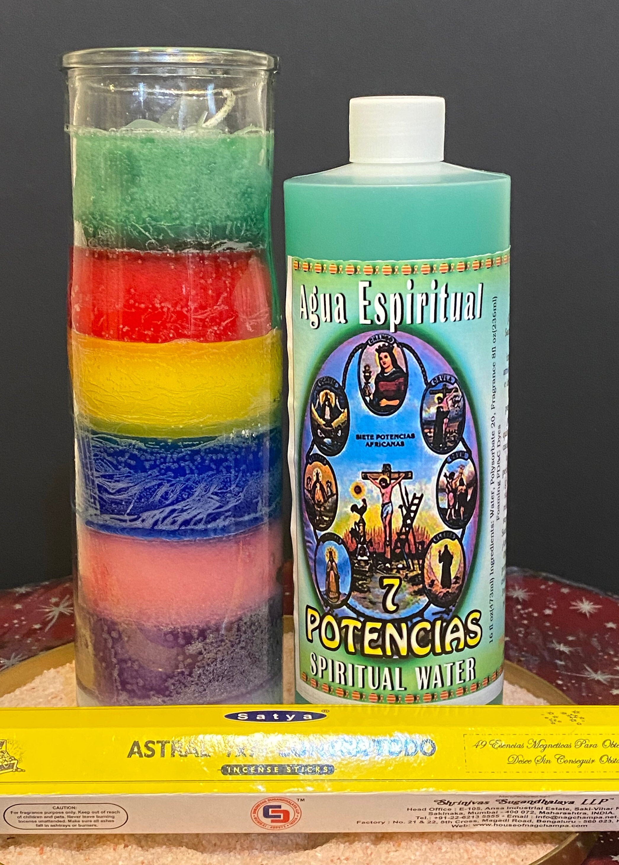 7 African Powers Kit- 7 African Powers Prepared Candle, Spiritual ...