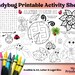 Printable Activity Sheet, Ladybug Theme Party Printable, Personalized ...